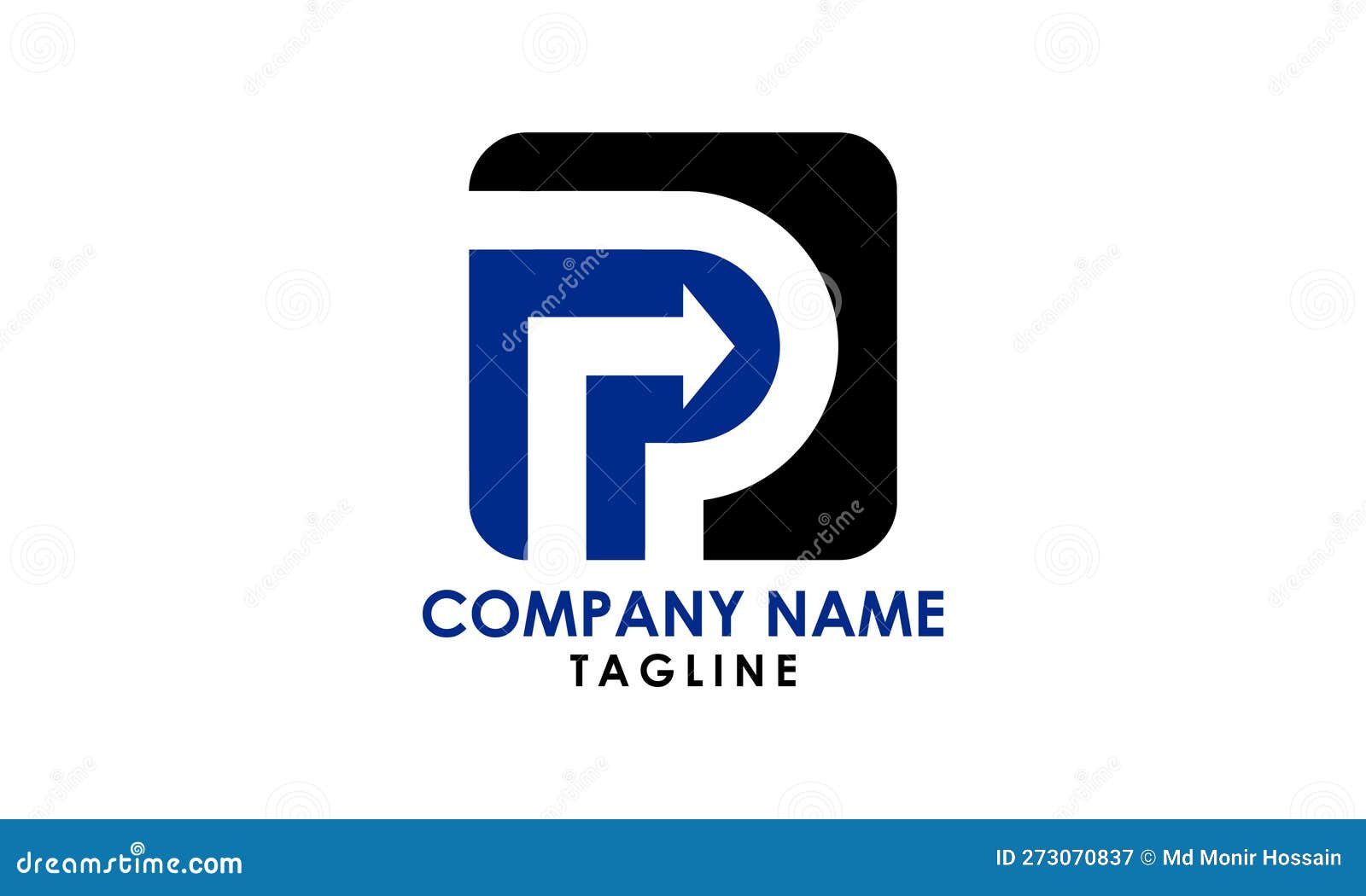 Pp Typography Logo Design Alphabet Stock Vector - Illustration of ...