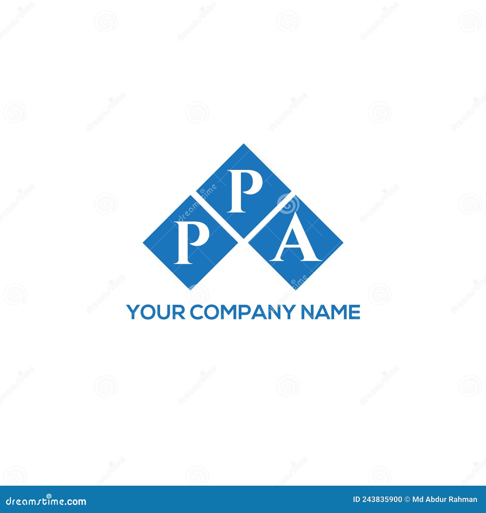PPA Letter Logo Design on White Background. PPA Creative Initials ...