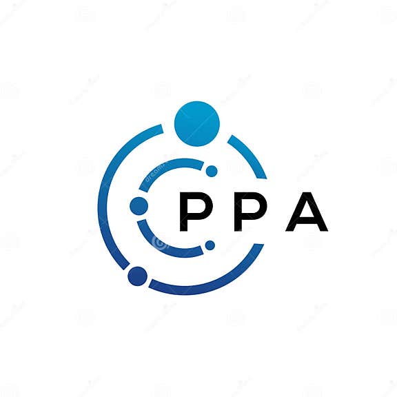 PPA Letter Technology Logo Design on White Background. PPA Creative ...