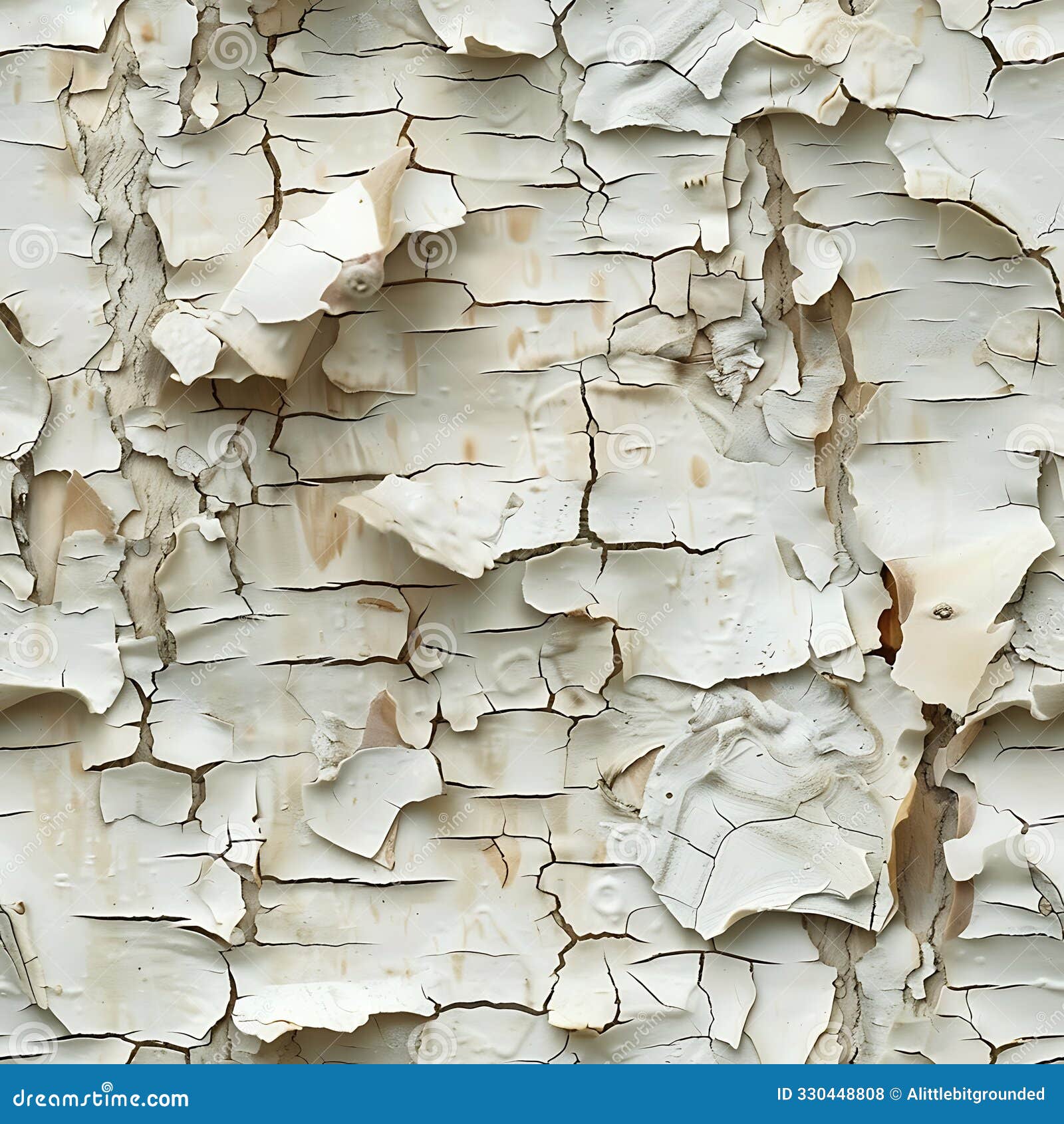 Ppaer Birch Bark Peeling from a Tree, Seamless Repeating Pattern Stock ...