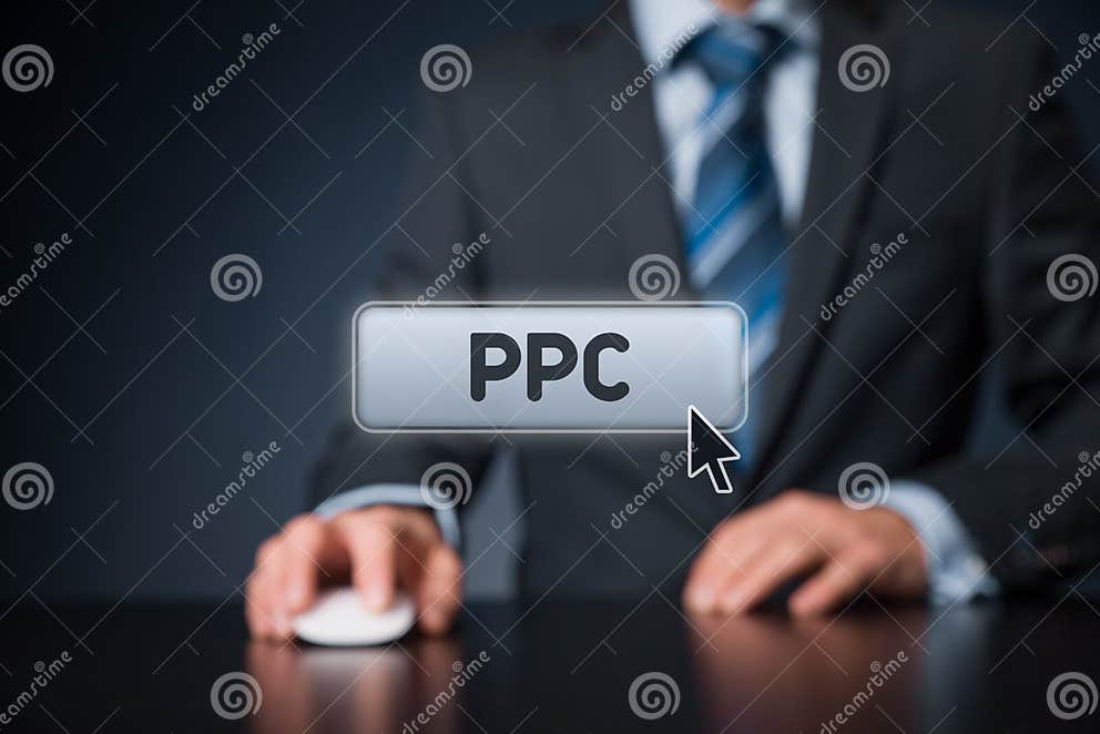 PPC concept stock photo. Image of commerce, interface - 49688264