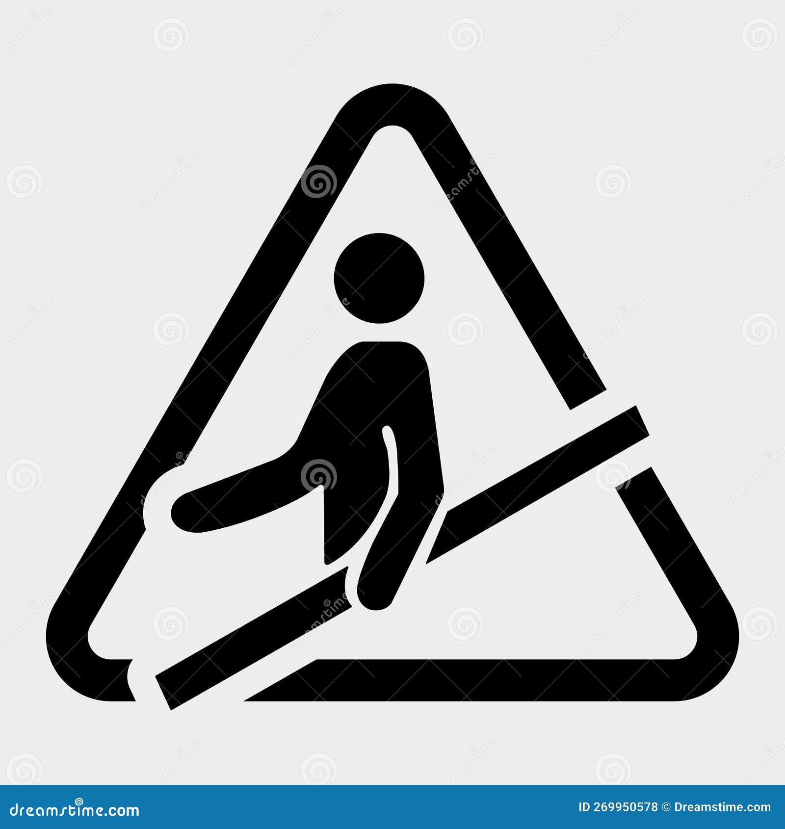 Use Handrail Symbol Sign,Vector Illustration, Isolated On White ...