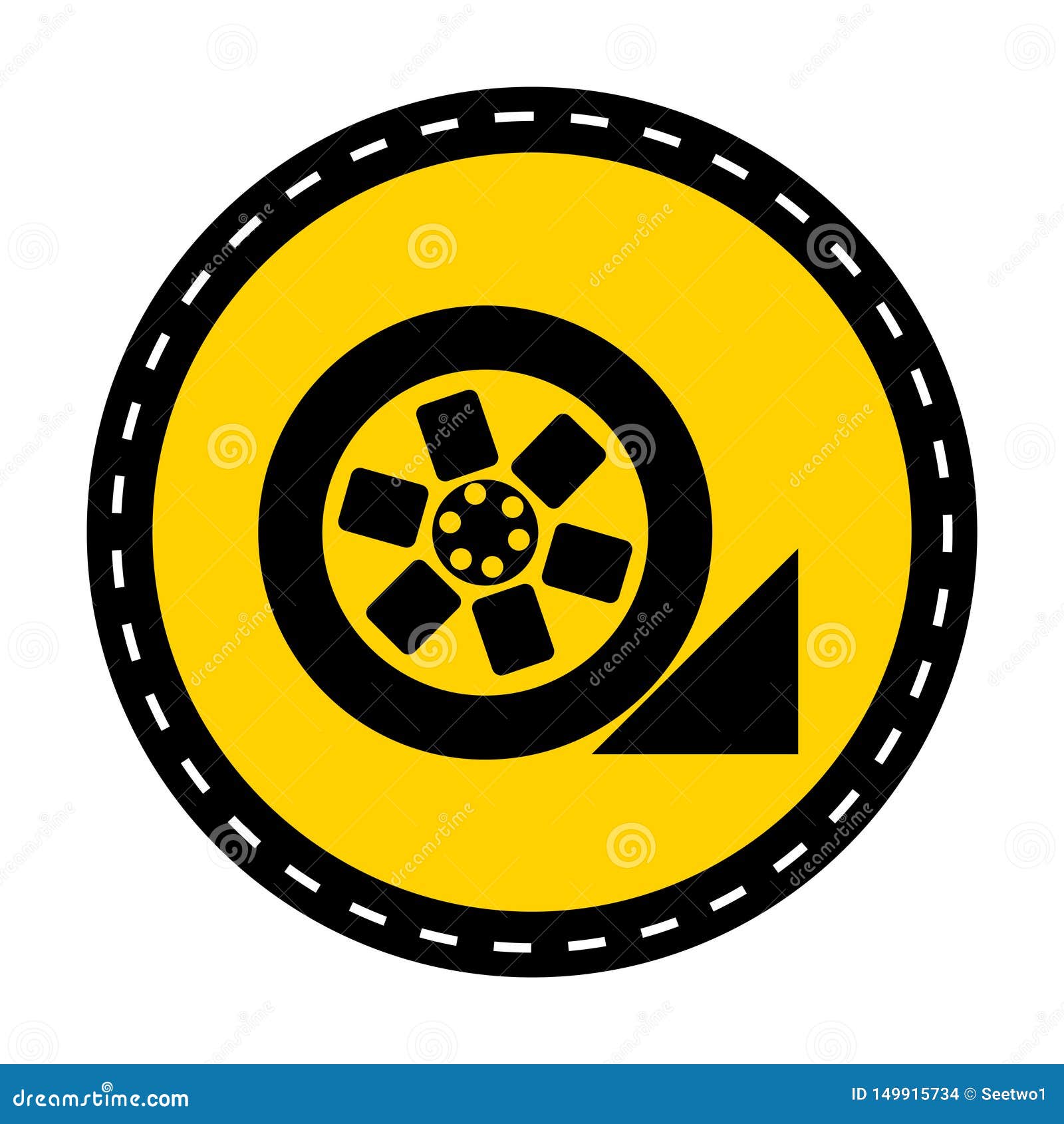 PPE Icon.Use Stopper Symbol Isolate on White Background,Vector ...