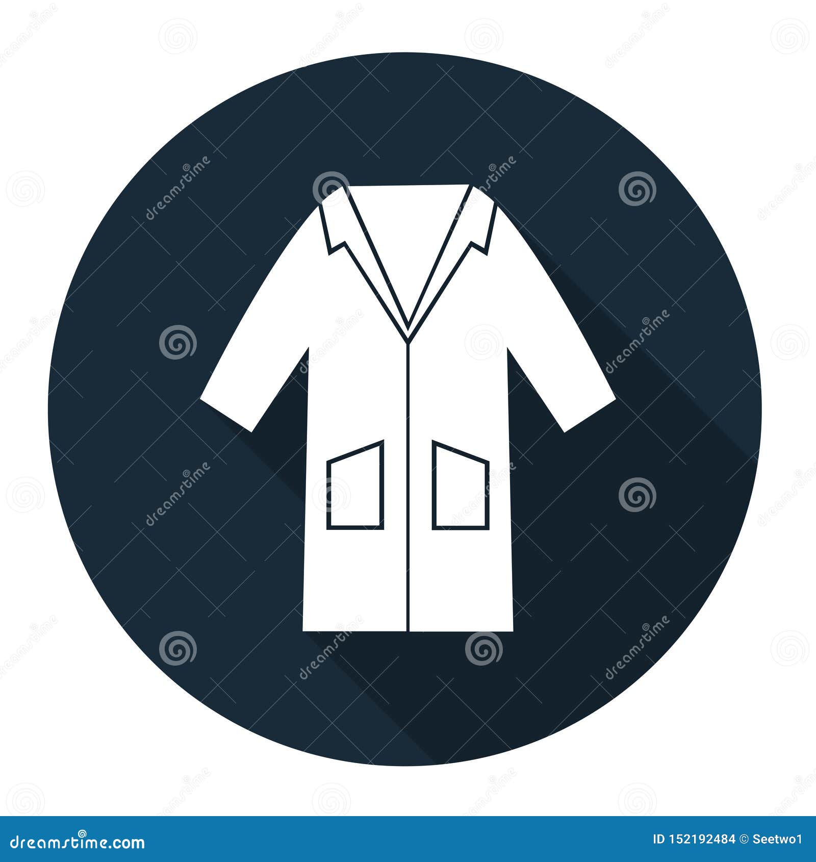 PPE Icon.Wear Smock Symbol Sign Isolate On White Background,Vector ...
