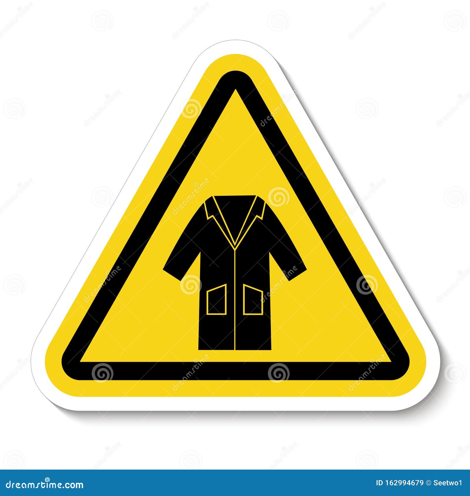 PPE Icon.Wear Smock Symbol Sign Isolate on White Background,Vector ...