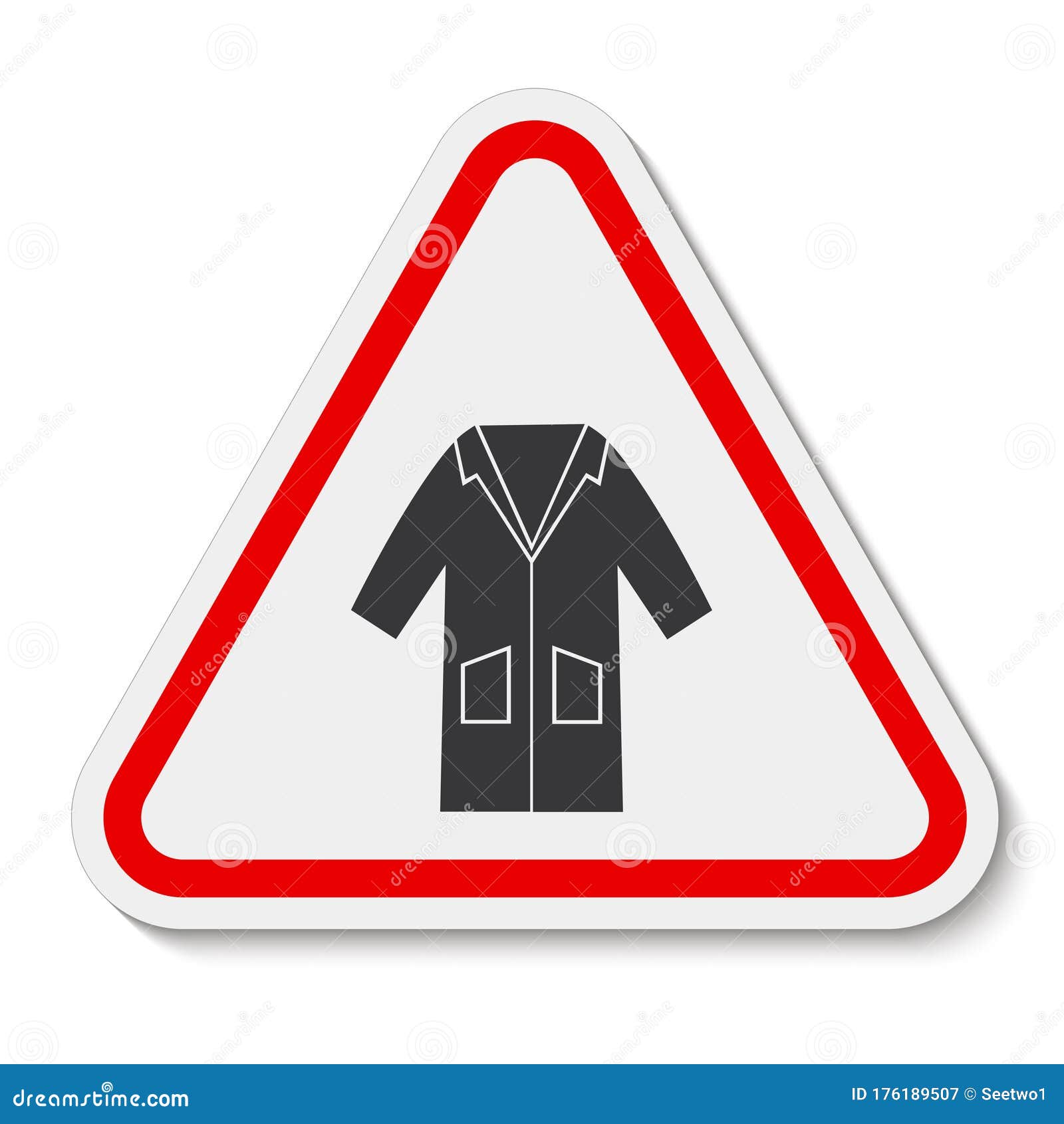 PPE Icon.Wear Smock Symbol Sign Isolate on White Background,Vector ...