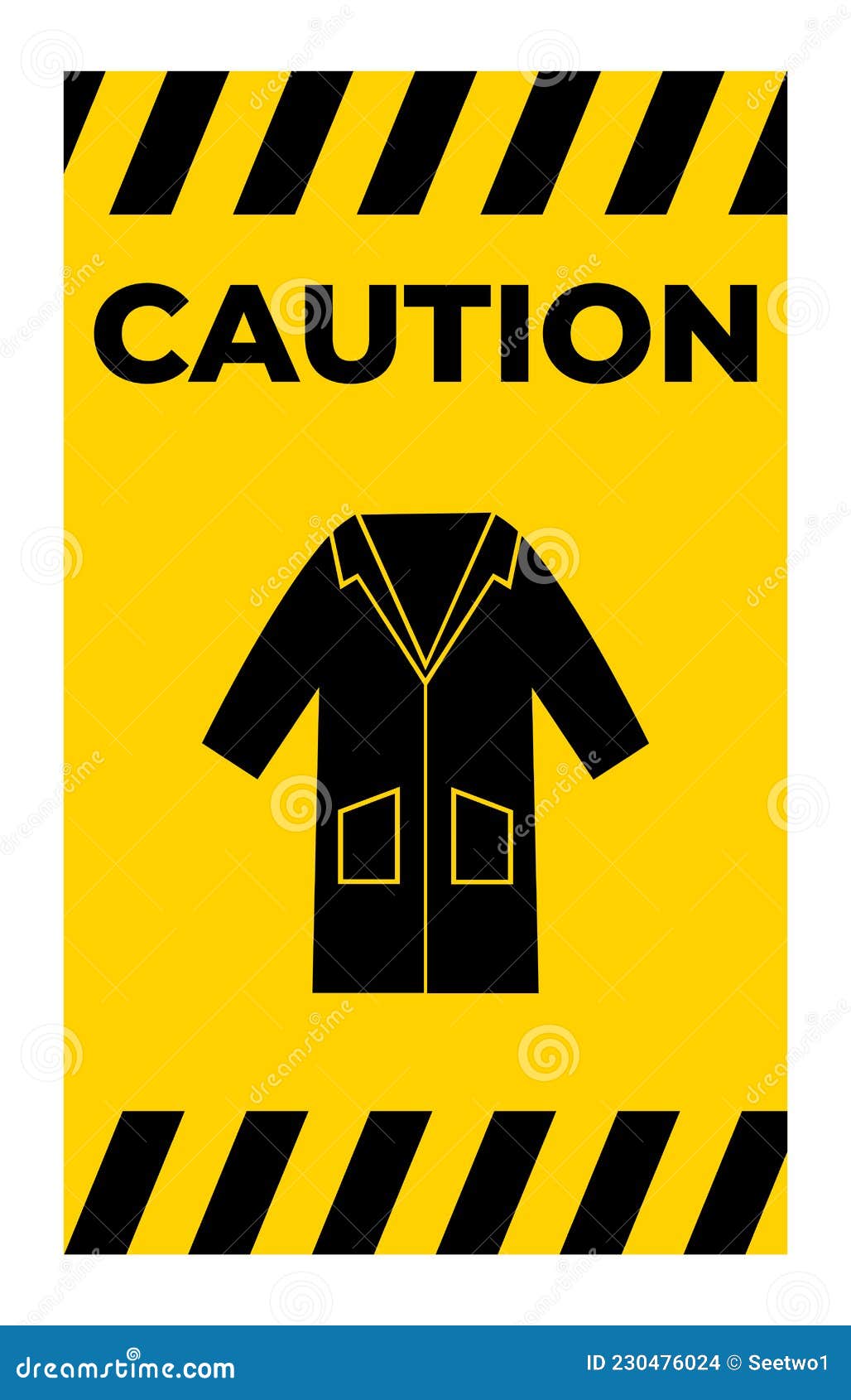 PPE Icon.Wear Smock Symbol Sign Isolate on White Background,Vector ...