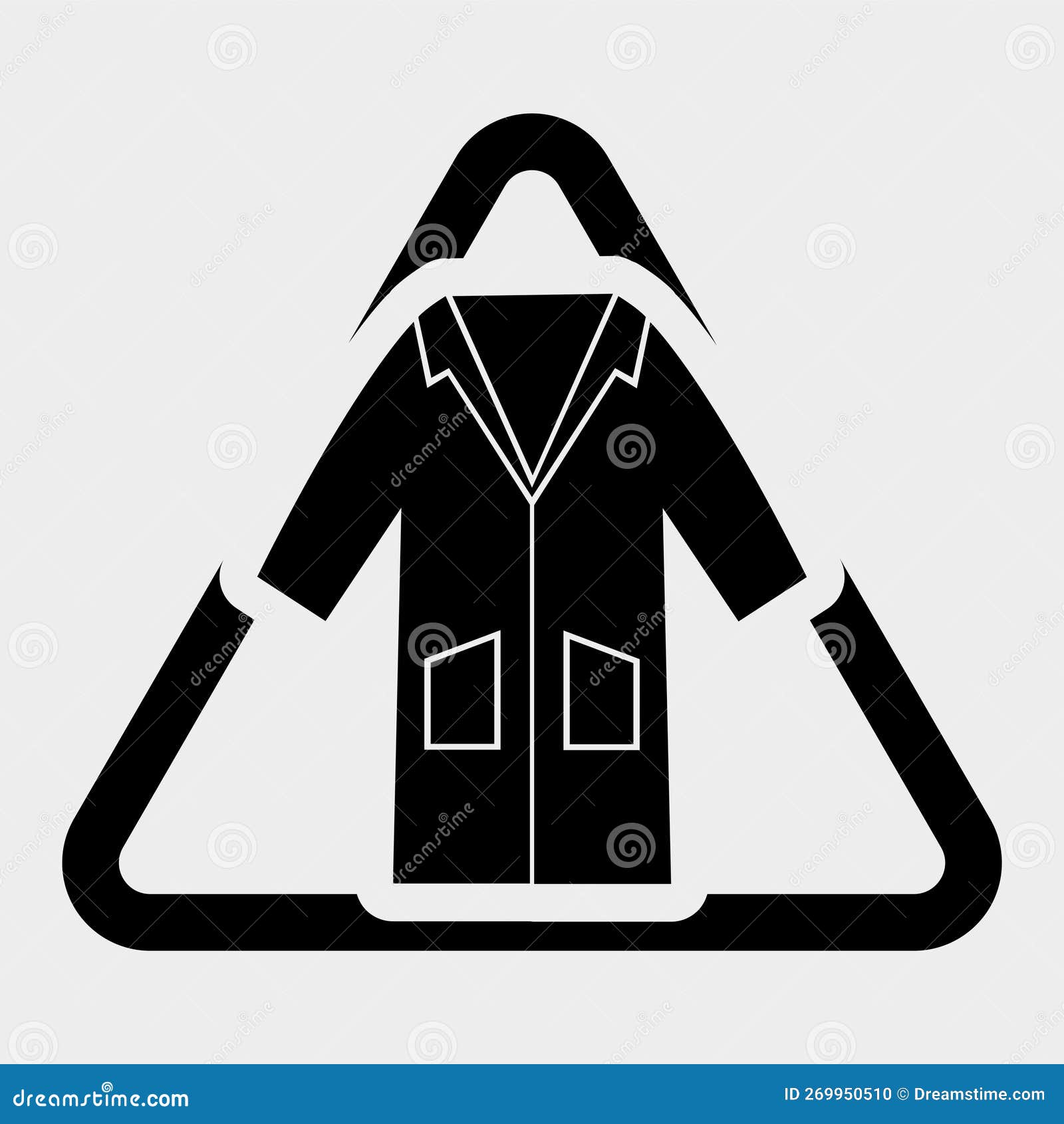 PPE Icon.Wear Smock Symbol Sign Isolate on White Background,Vector ...