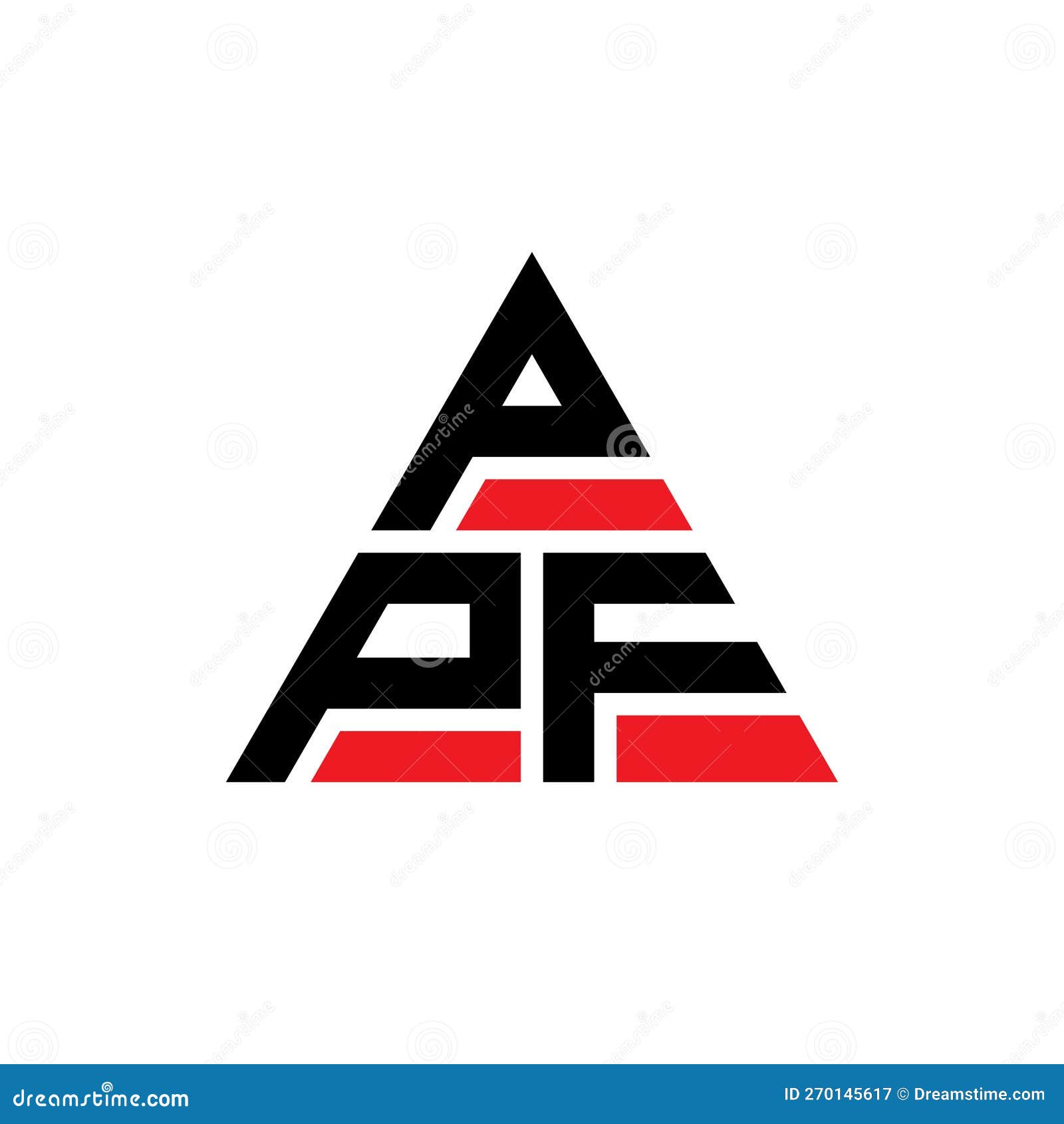 PPF Triangle Letter Logo Design with Triangle Shape. PPF Triangle Logo ...
