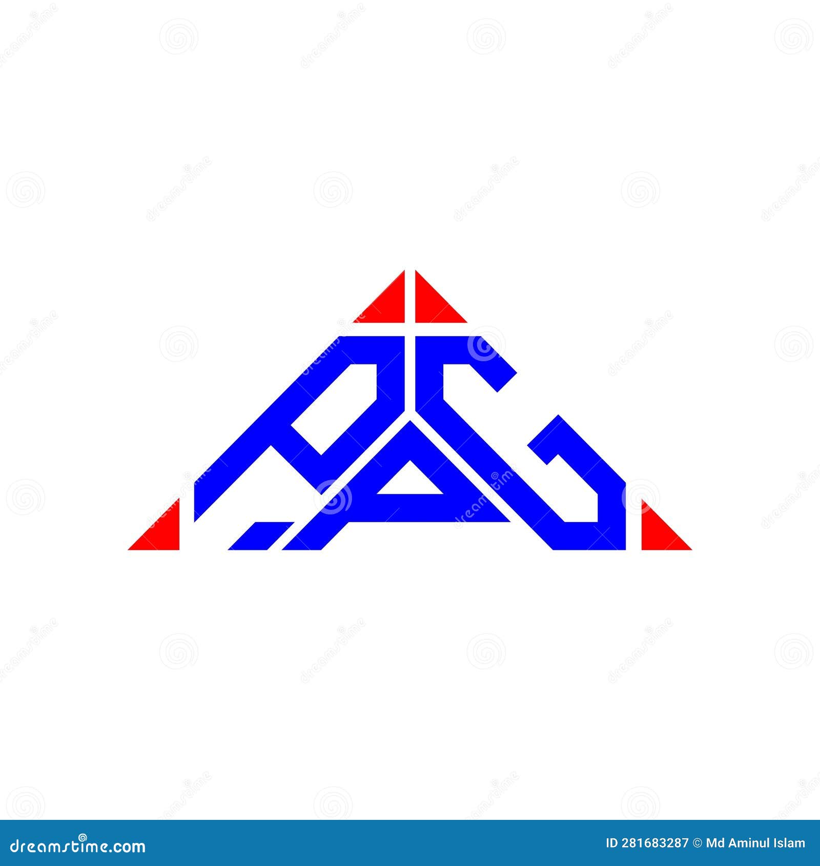 PPG Letter Logo Creative Design with Vector Graphic, PPG Stock Vector ...