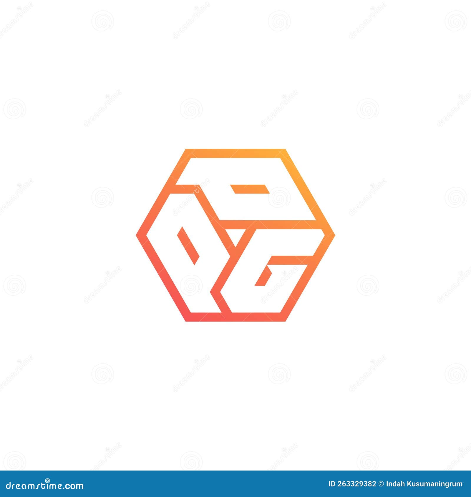 PPG Logo Template Design in Hexagon Shape Stock Vector - Illustration ...