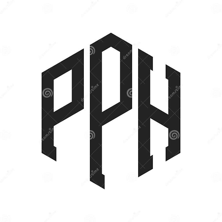 PPH Logo Design. Initial Letter PPH Monogram Logo Using Hexagon Shape ...