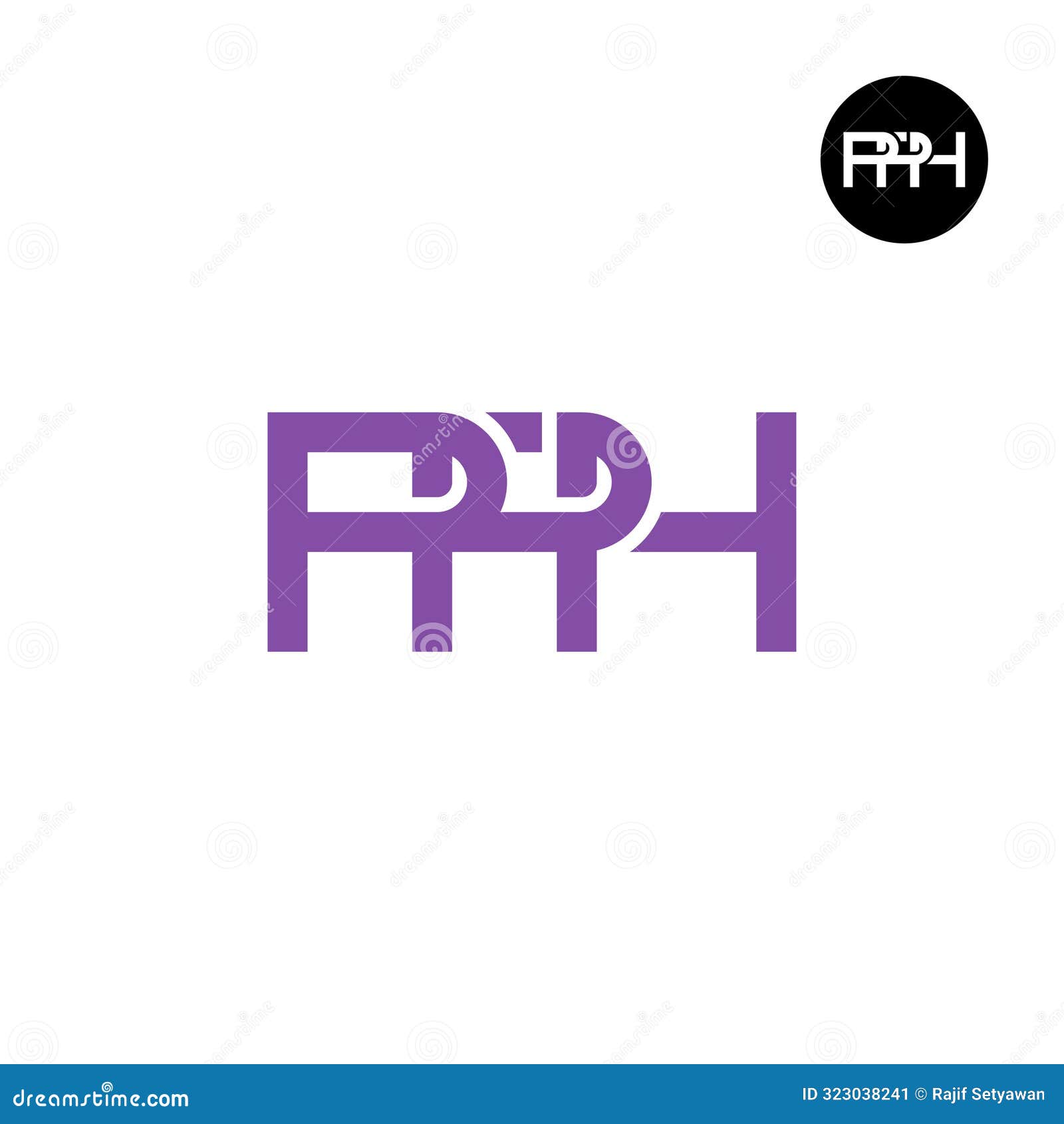 PPH Logo Letter Monogram Design Stock Vector - Illustration of logo ...