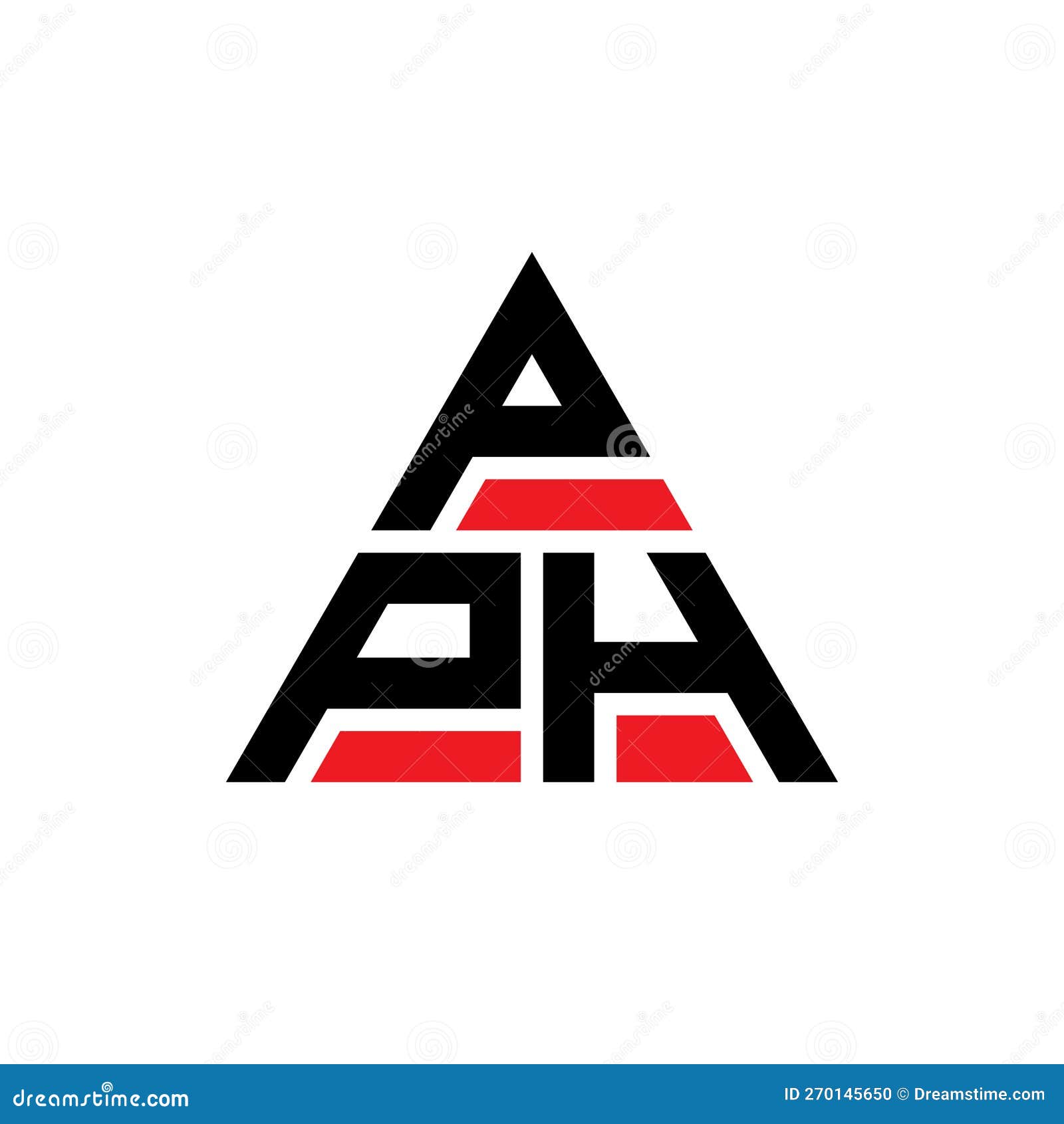 PPH Triangle Letter Logo Design with Triangle Shape. PPH Triangle Logo ...