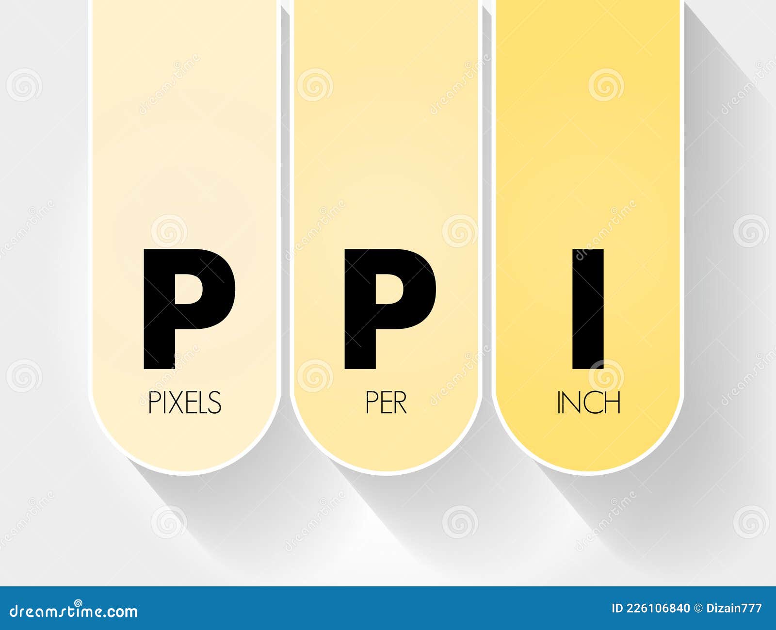 PPI - Pixels Per Inch Acronym, Technology Concept Background Stock ...