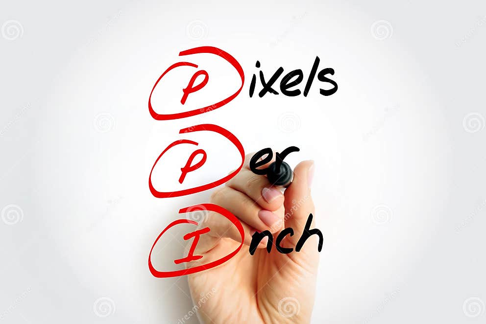PPI - Pixels Per Inch are Measurements of the Pixel Density of an ...