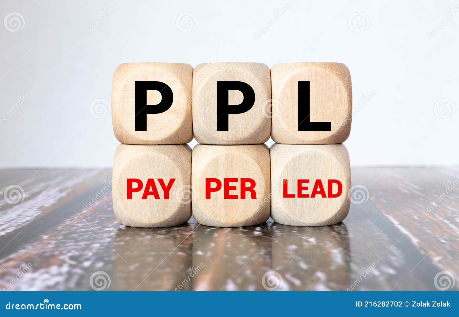 PPL - Pay Per Lead - Handwritten Text in a Notebook on a Desk - on ...