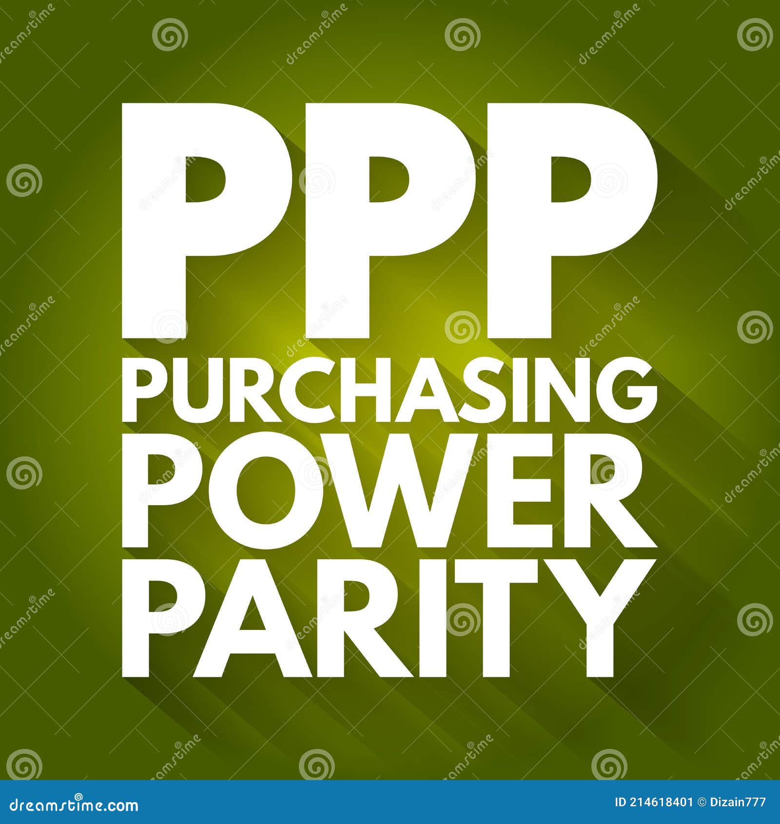 PPP - Purchasing Power Parity Acronym, Business Concept Background ...
