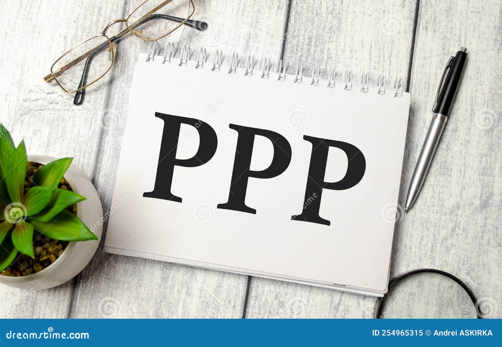 Ppp Text on White Paper with Calculator and Pen Stock Image - Image of ...