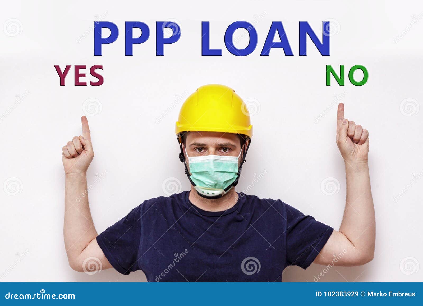 PPP Loan Question, Constraction Worker Stock Image - Image of corona ...