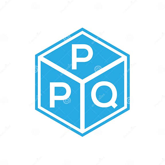 PPQ Letter Logo Design on Black Background. PPQ Creative Initials ...