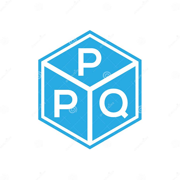 PPQ Letter Logo Design on Black Background. PPQ Creative Initials ...