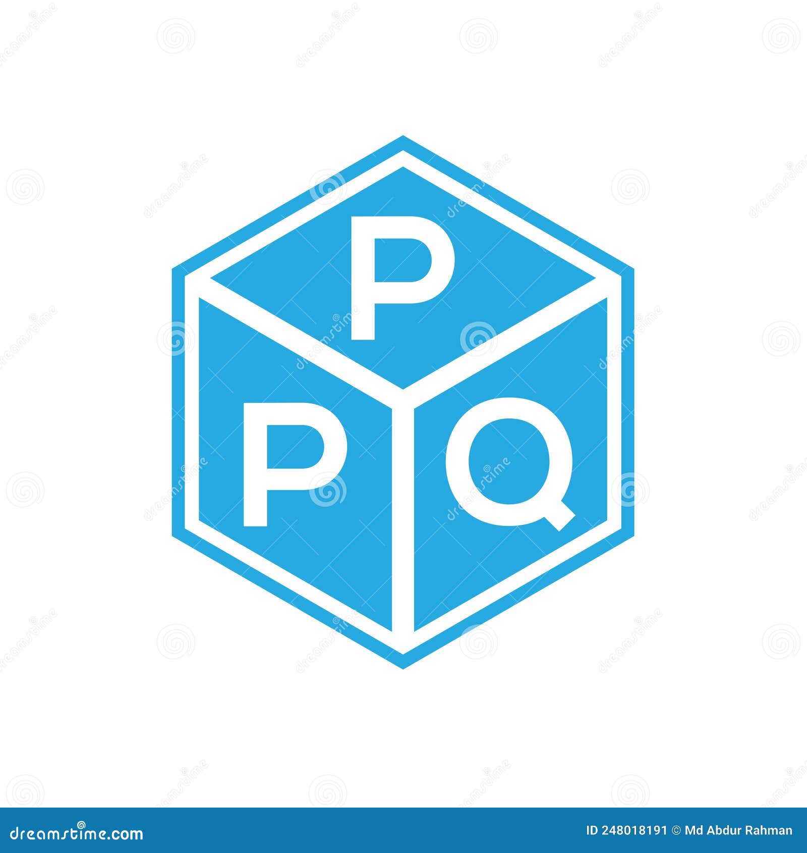 PPQ Letter Logo Design On Black Background. PPQ Creative Initials ...