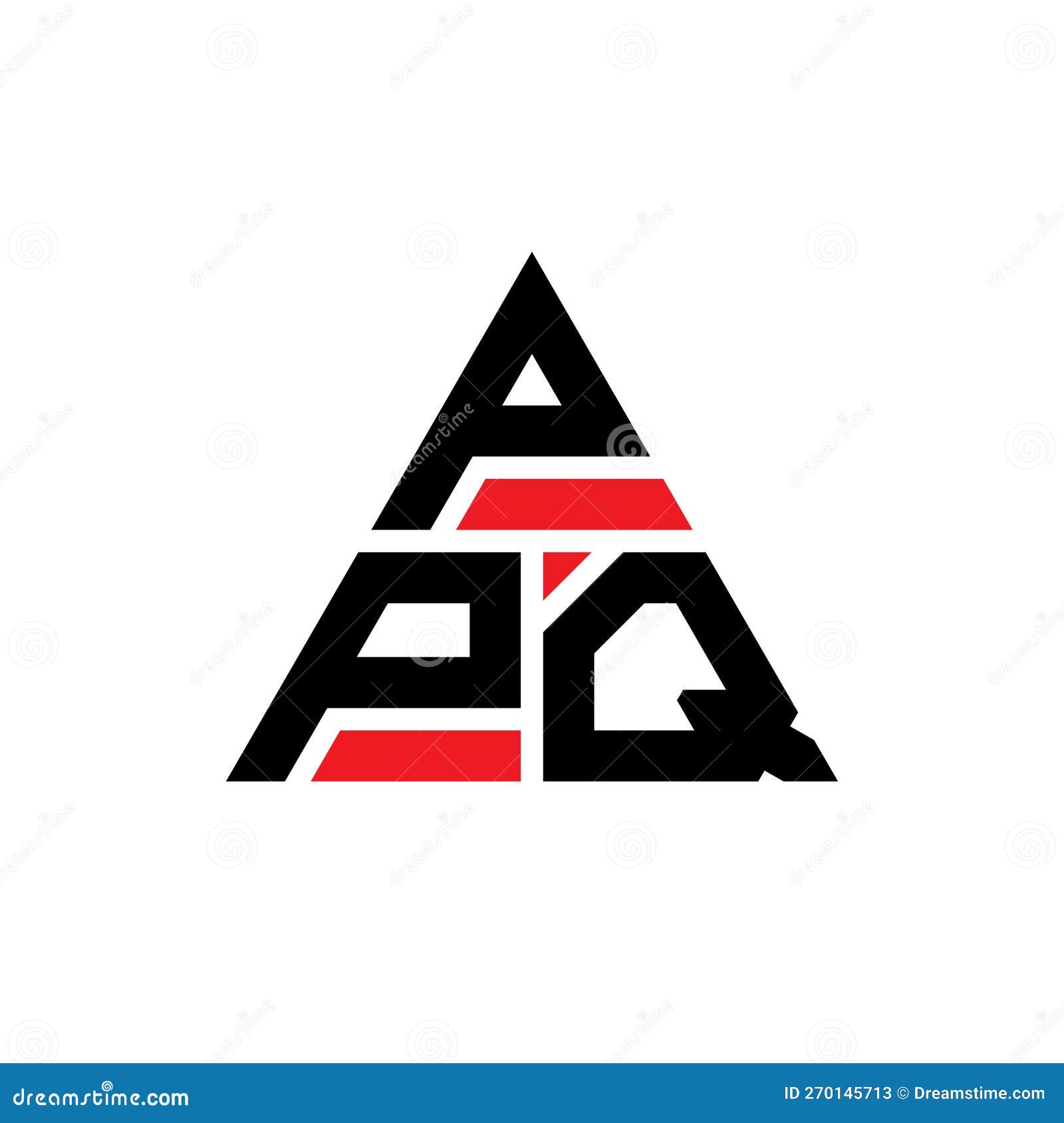 PPQ Triangle Letter Logo Design with Triangle Shape. PPQ Triangle Logo ...