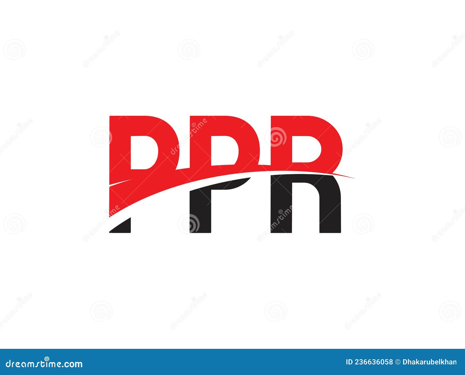 PPR Letter Initial Logo Design Vector Illustration Stock Vector ...