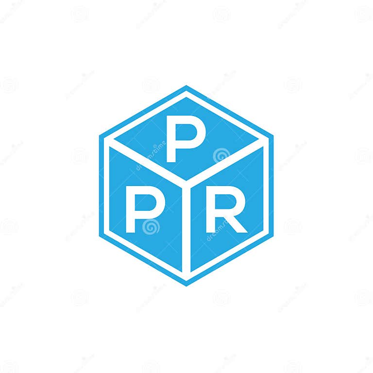 PPR Letter Logo Design on Black Background. PPR Creative Initials ...