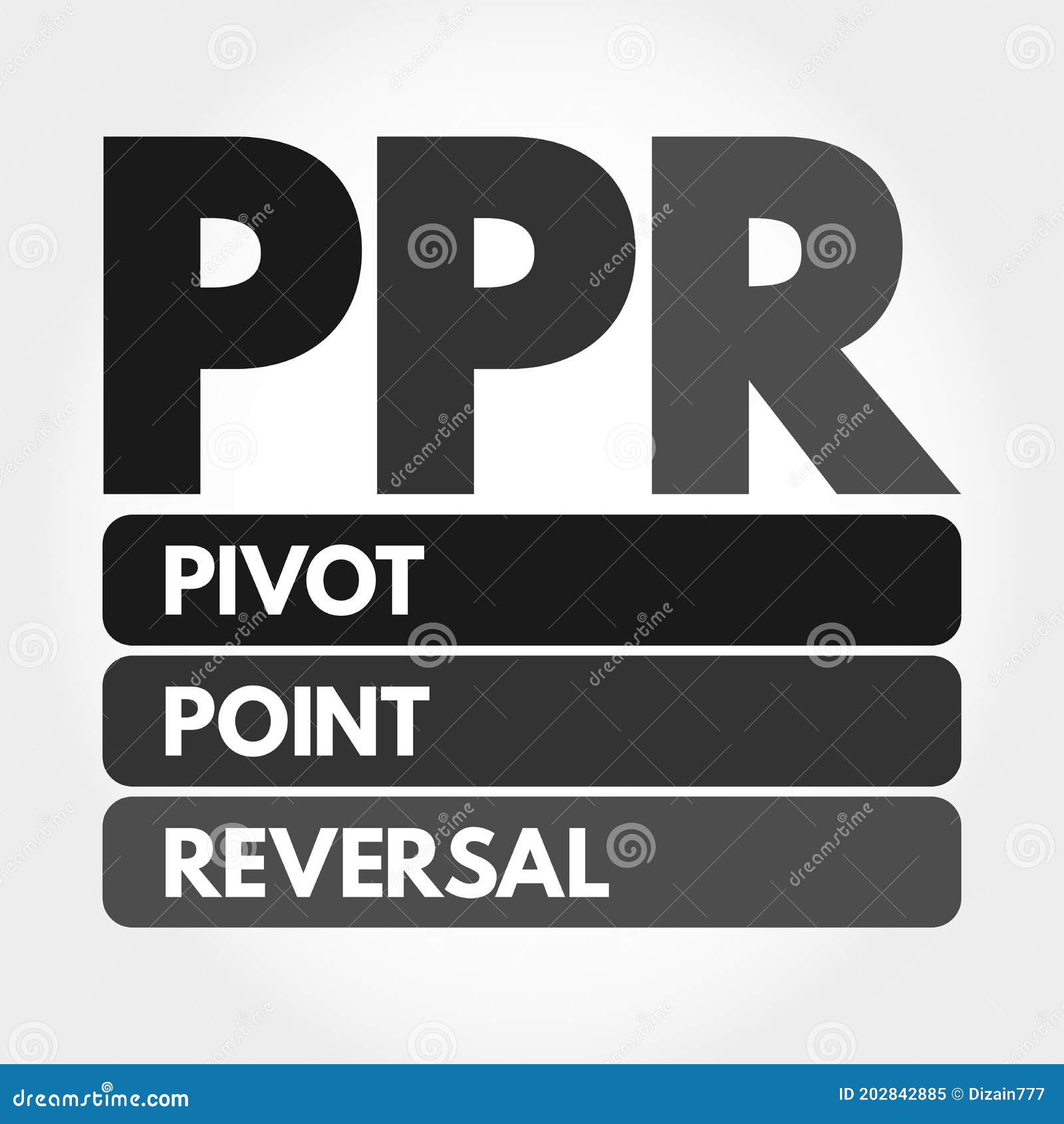 PPR - Pivot Point Reversal Acronym Text Stamp, Business Concept ...