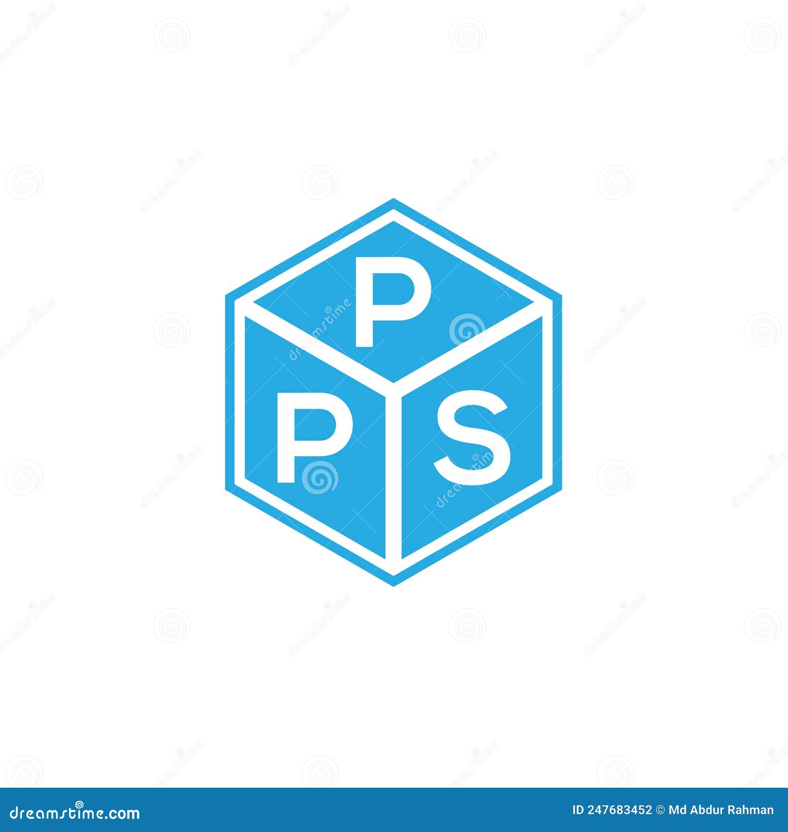 PPS Letter Logo Design On Black Background. PPS Creative Initials ...