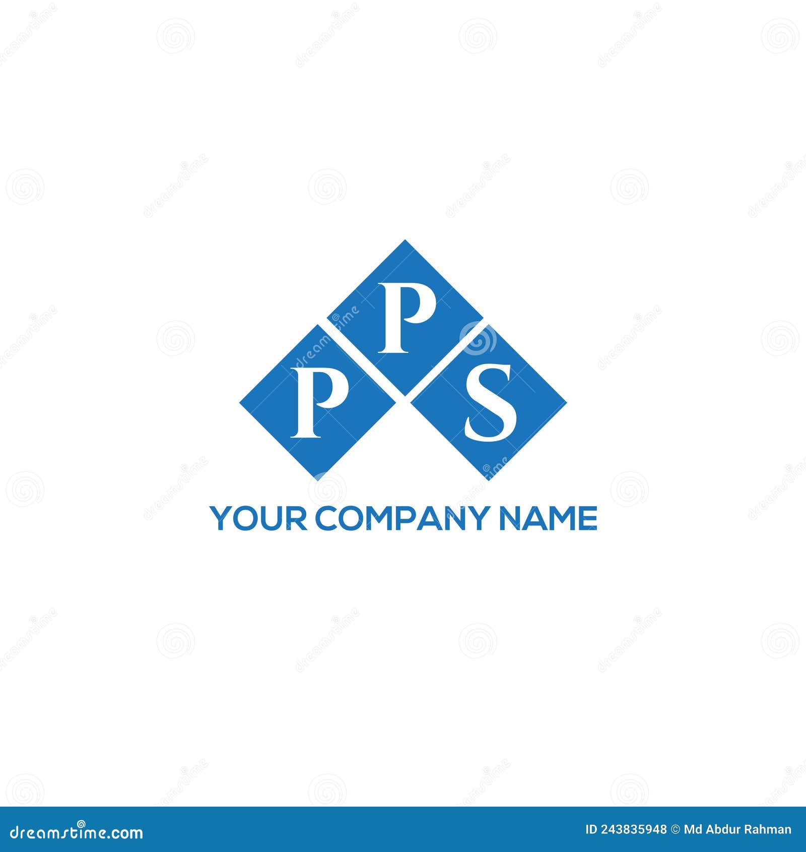 PPS Letter Logo Design on White Background. PPS Creative Initials ...