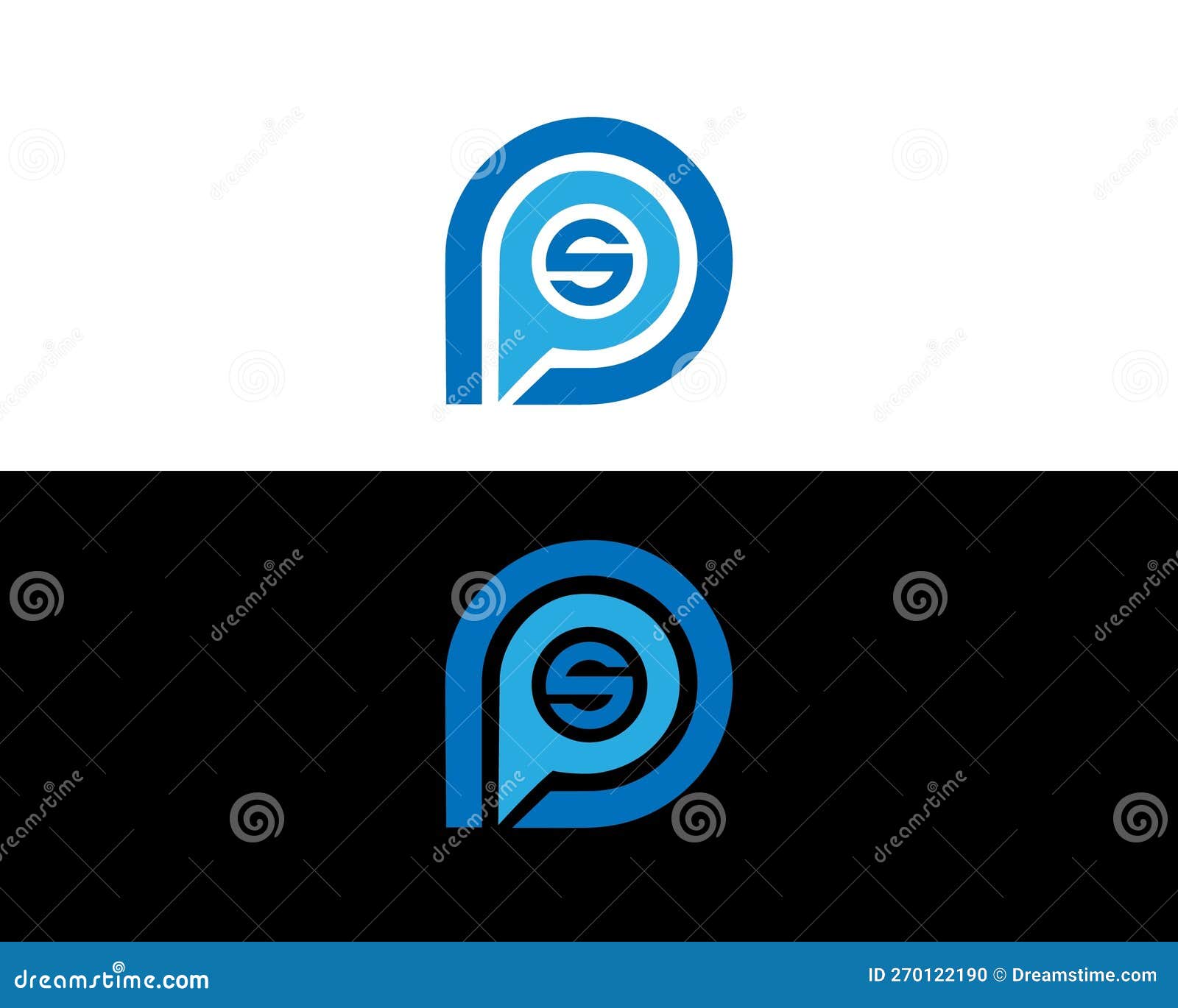 PPS Letter Original Monogram Logo Design Cartoon Vector | CartoonDealer ...