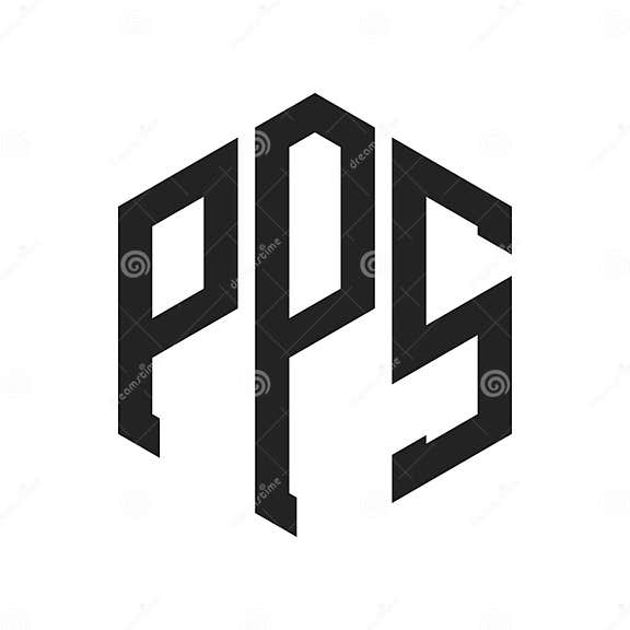 PPS Logo Design. Initial Letter PPS Monogram Logo Using Hexagon Shape ...