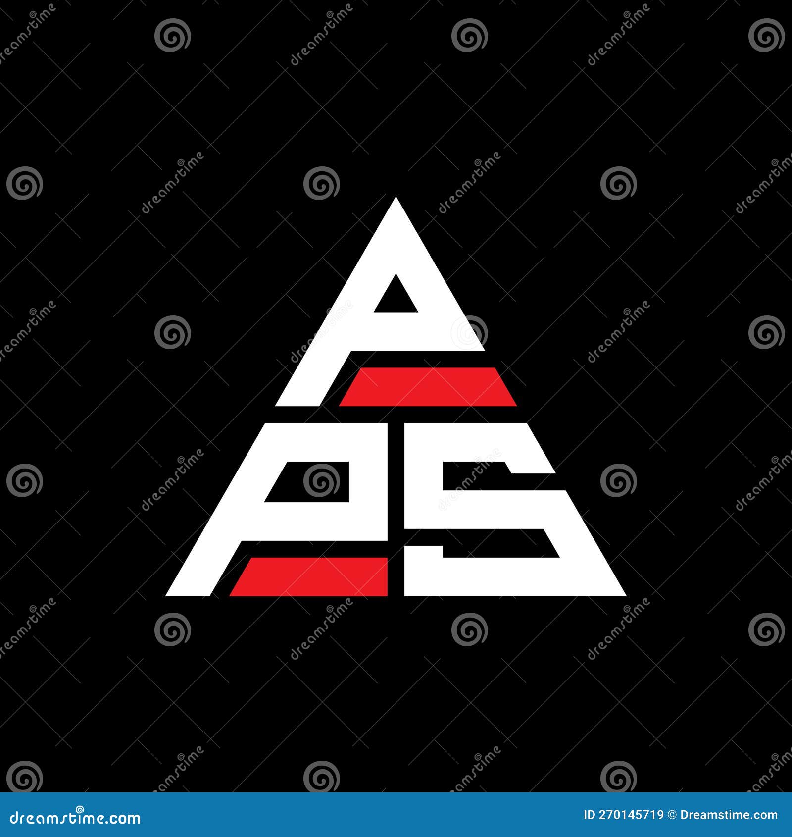 PPS Triangle Letter Logo Design with Triangle Shape. PPS Triangle Logo ...