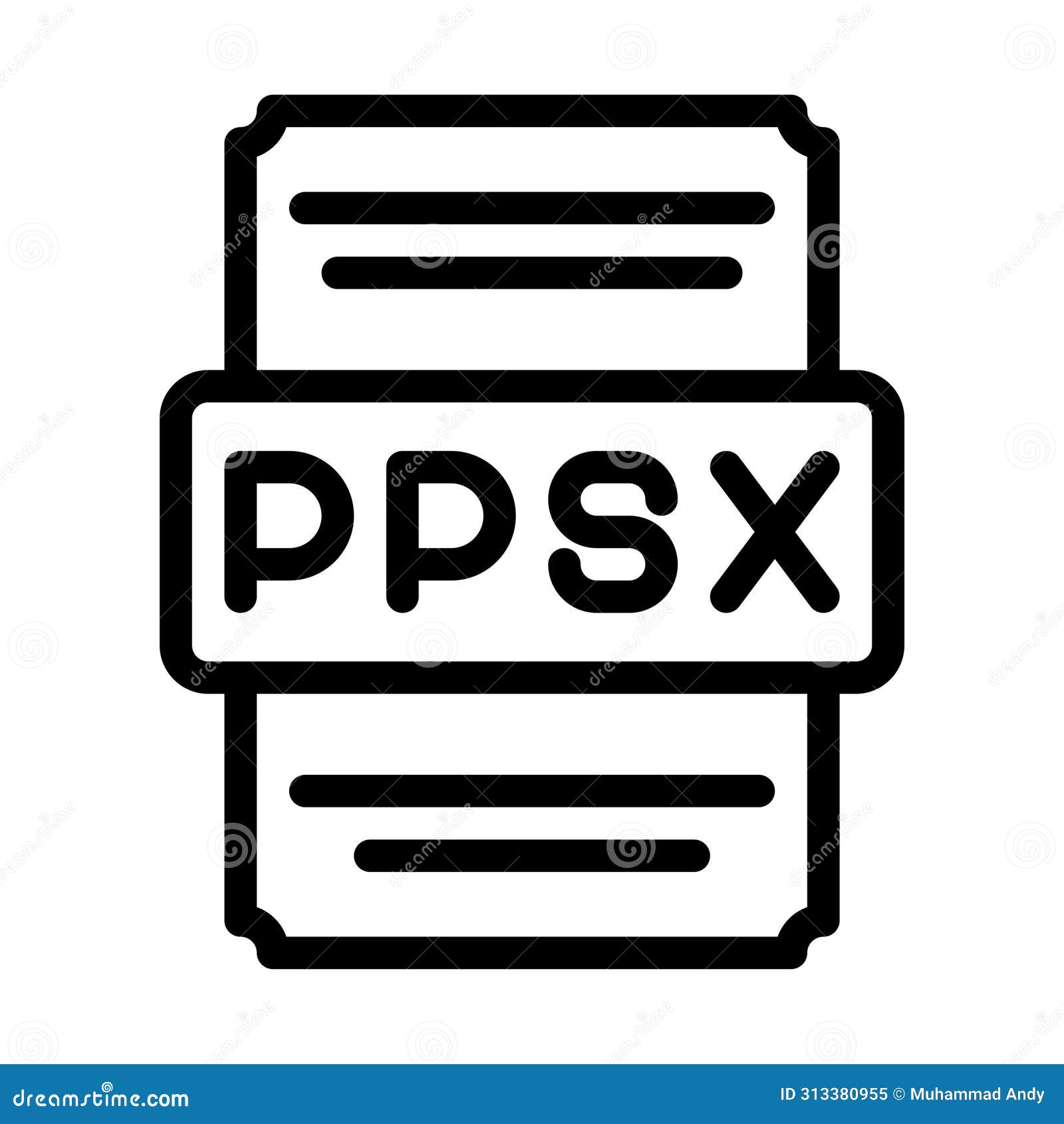 Ppsx Icons File Type. Spreadsheet Files Document Icon with Outline ... Ppsx Icons File Type. Spreadsheet Files Document Icon with Outline ...