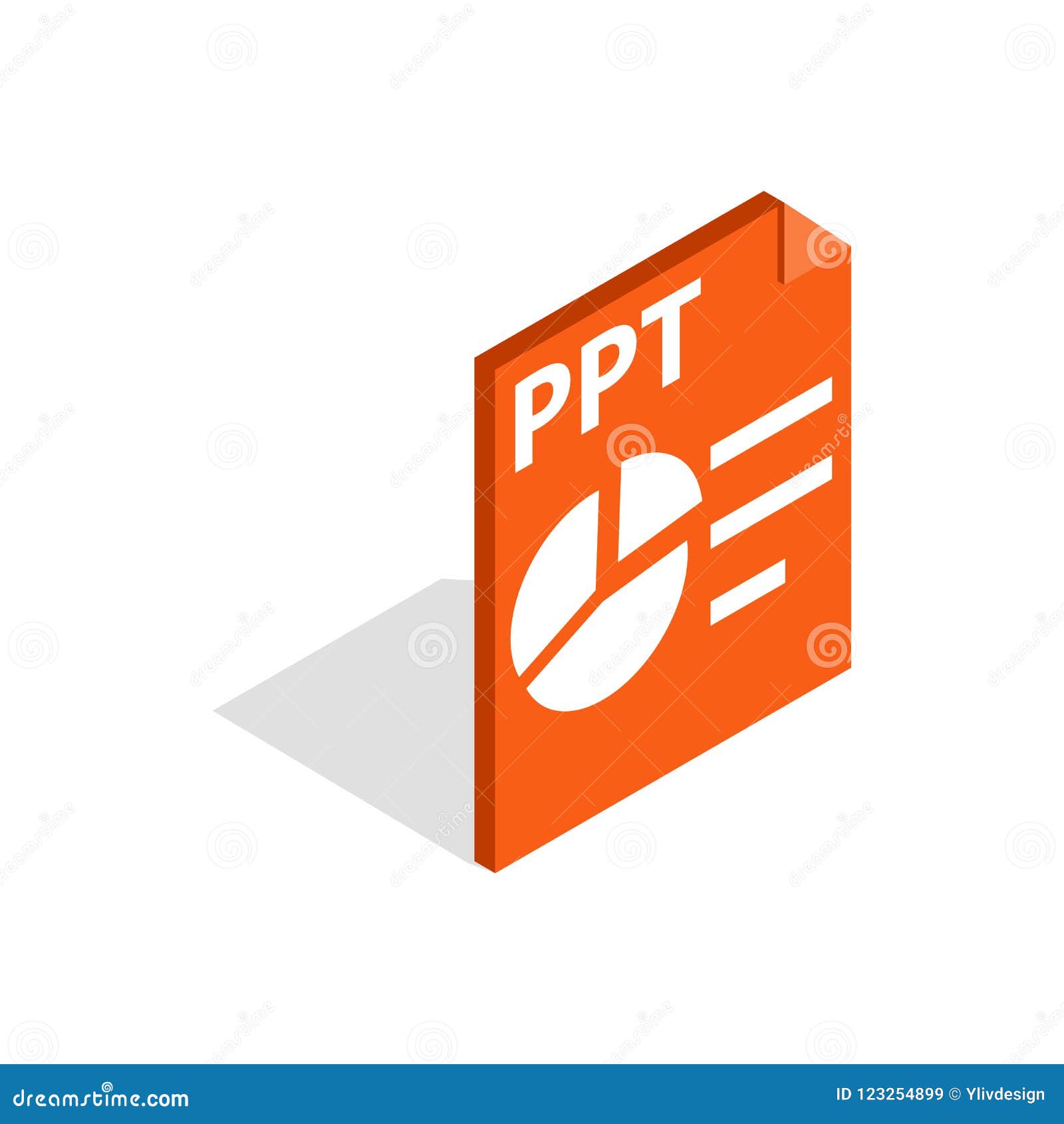 PPT File Extension Icon, Isometric 3d Style Stock Illustration ... PPT File Extension Icon, Isometric 3d Style Stock Illustration ...