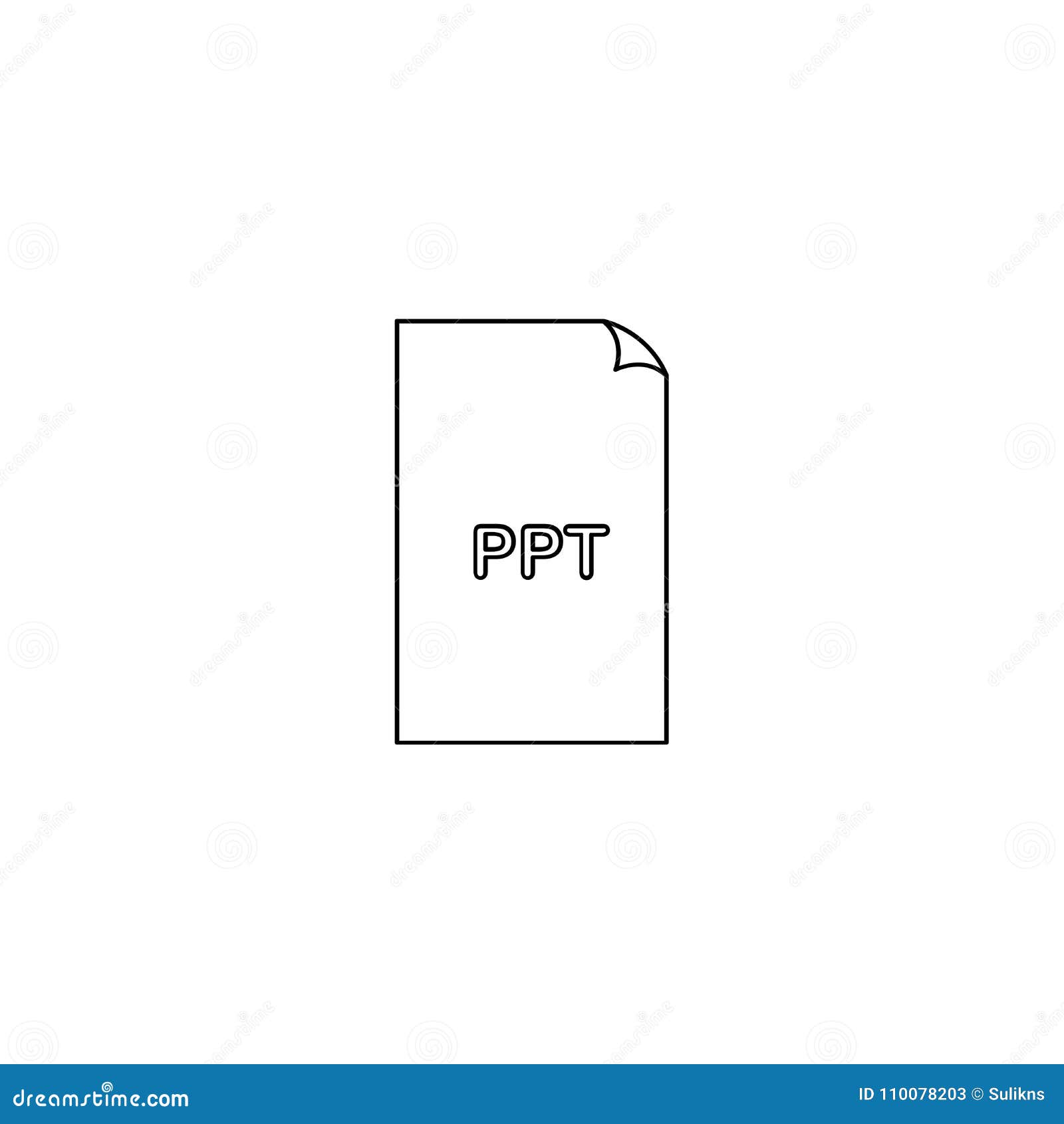 PPT Icon, Ppt File Icon, Presentations Document Icon, Graphical User ...
