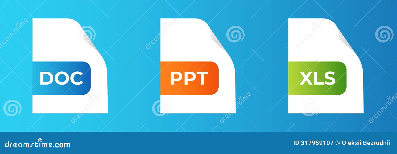 Ppt Presentation File 3d Icon, Ppt Document Icon Stock Vector ...