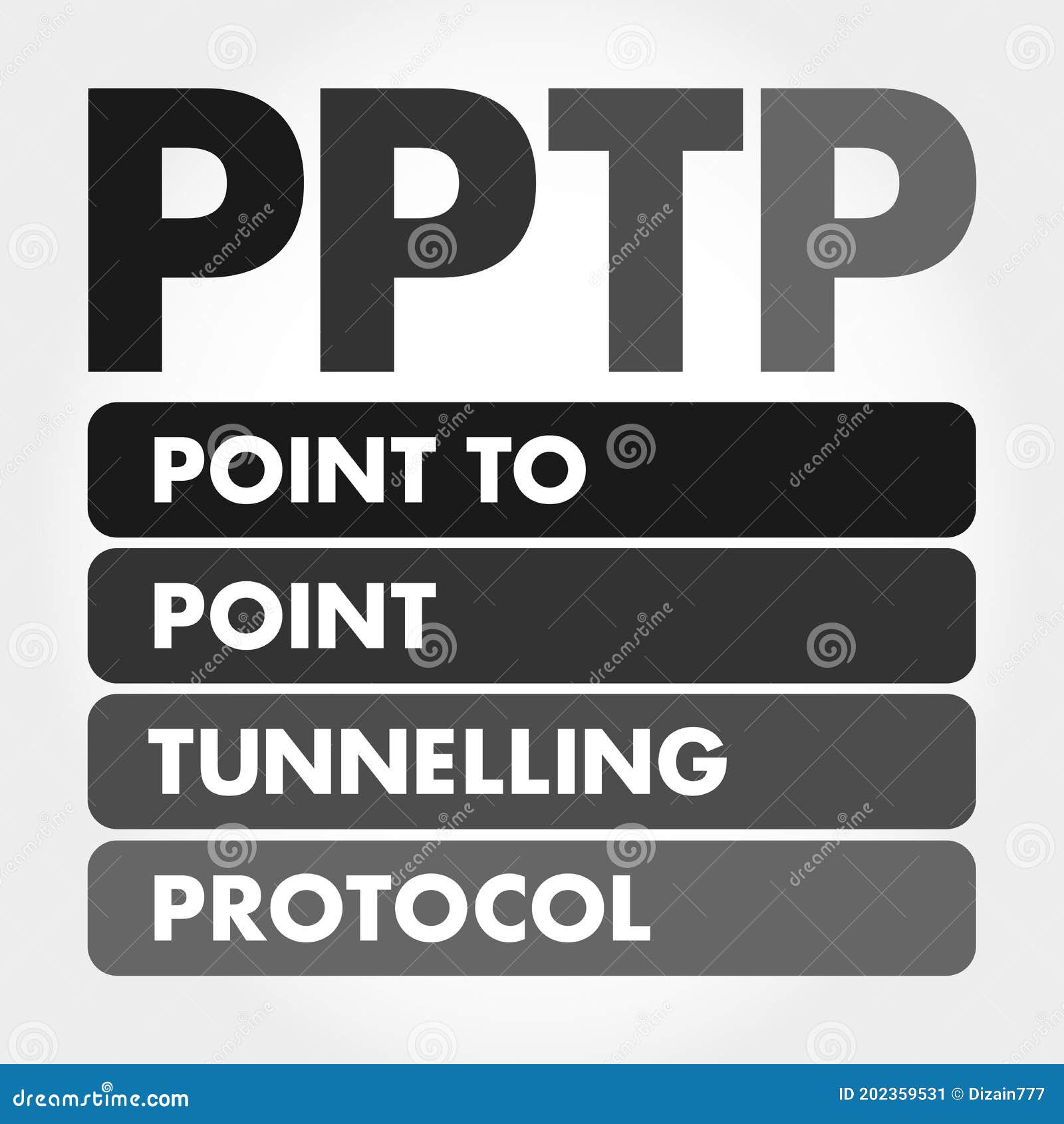 PPTP Point To Point Tunnelling Protocol Stock Image | CartoonDealer.com ...