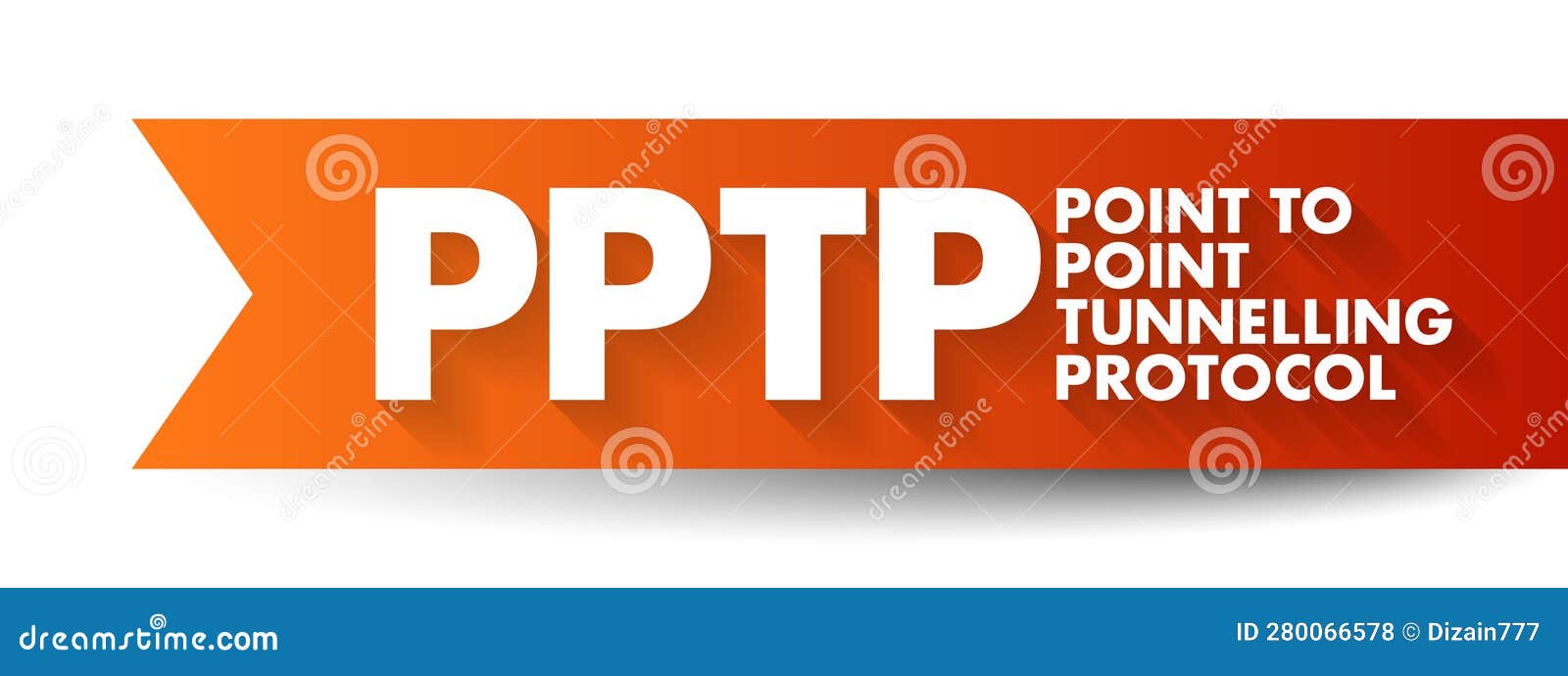 PPTP - Point To Point Tunnelling Protocol Acronym Royalty-Free Stock ...