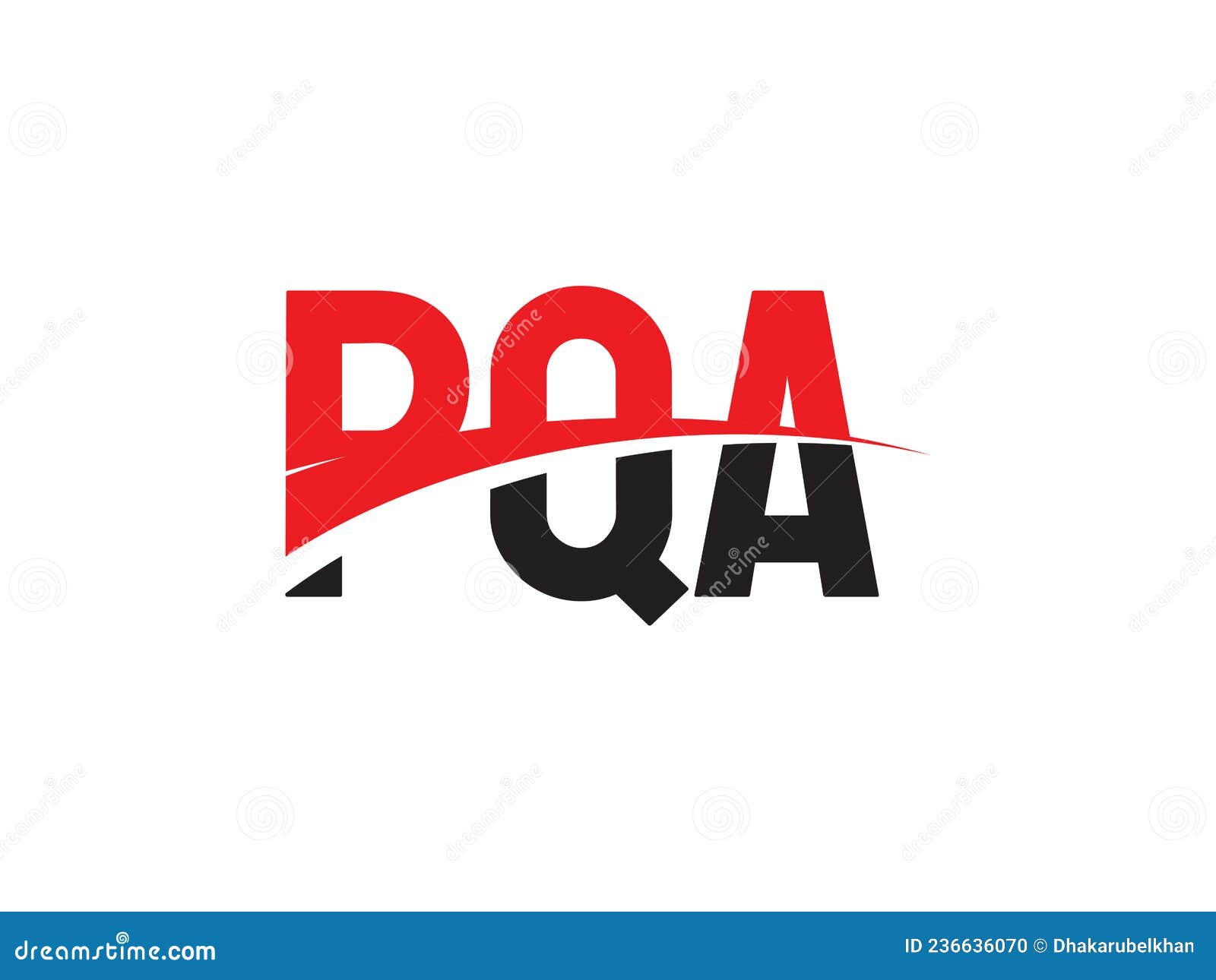 PQA Letter Initial Logo Design Vector Illustration Stock Vector ...