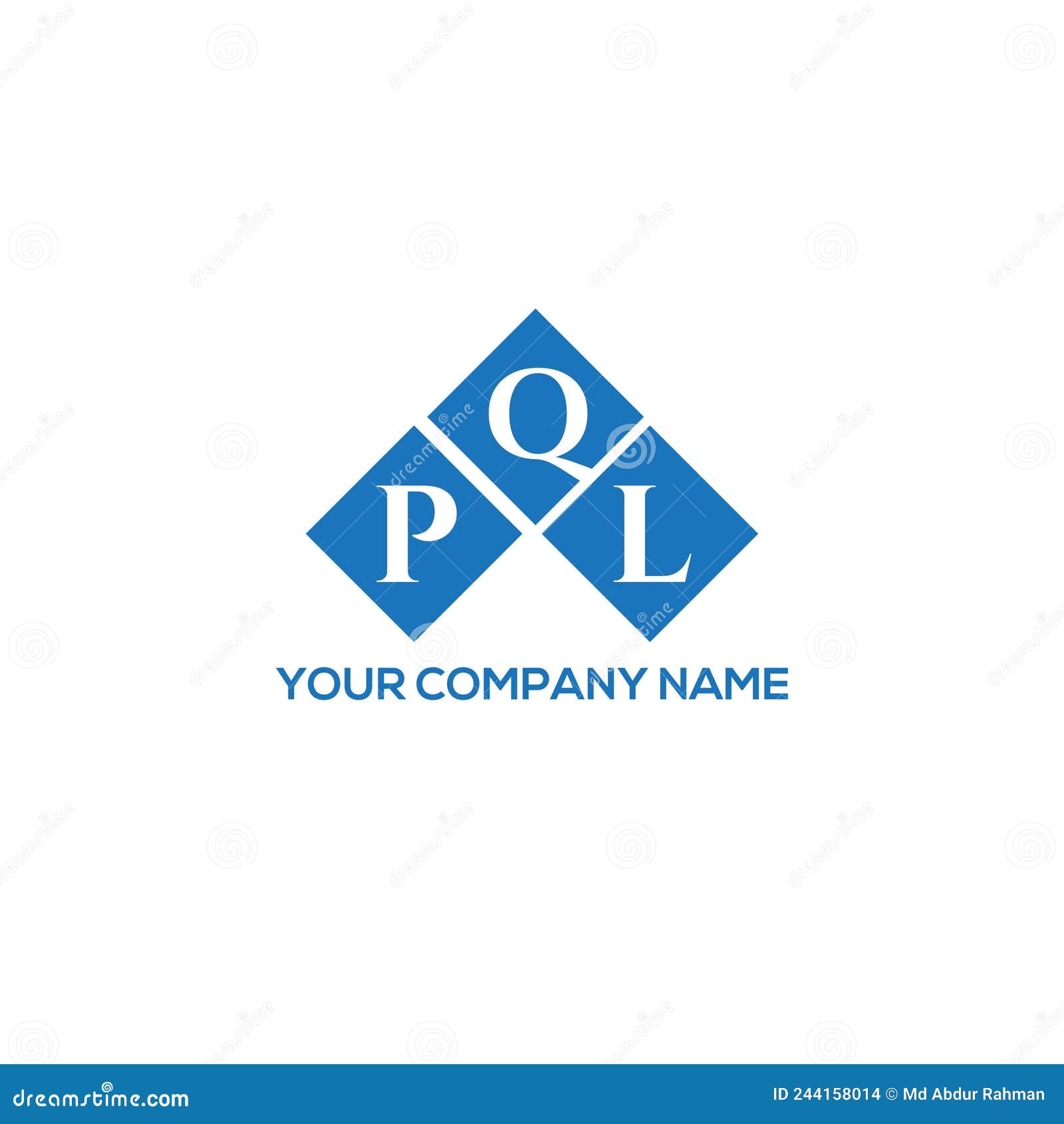PQL Letter Logo Design on White Background. PQL Creative Initials ...