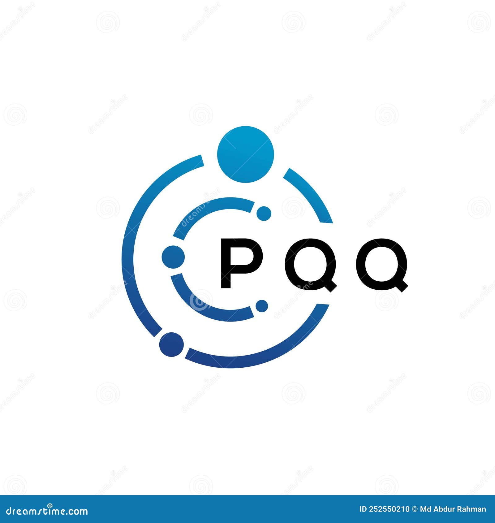 PQQ Letter Technology Logo Design On White Background. PQQ Creative ...