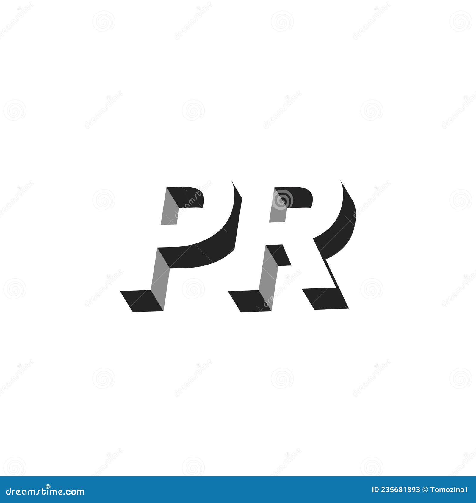 PR Logo. Public Relations 3D Icon Stock Vector - Illustration of ...