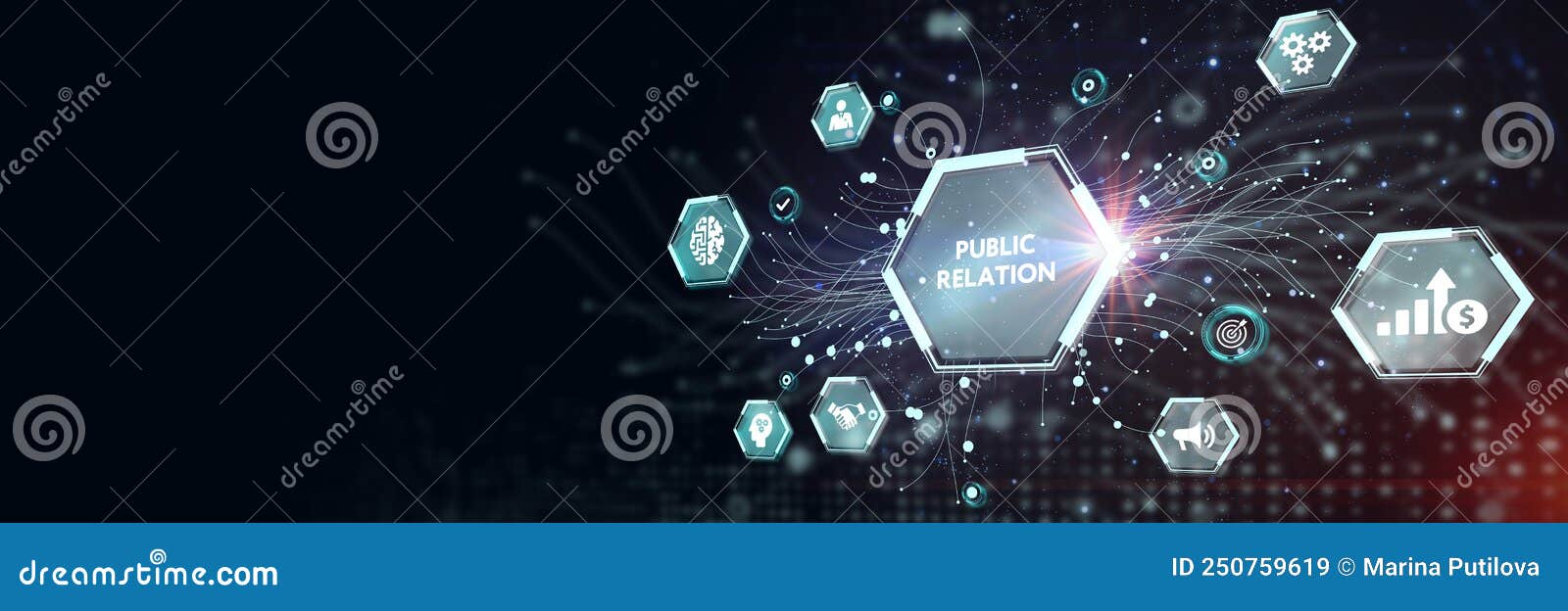 PR Public Relation Management. Business, Technology, Internet and ...