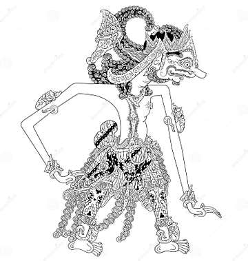 Prabu Indrajit stock vector. Illustration of indra, gangga - 84464280