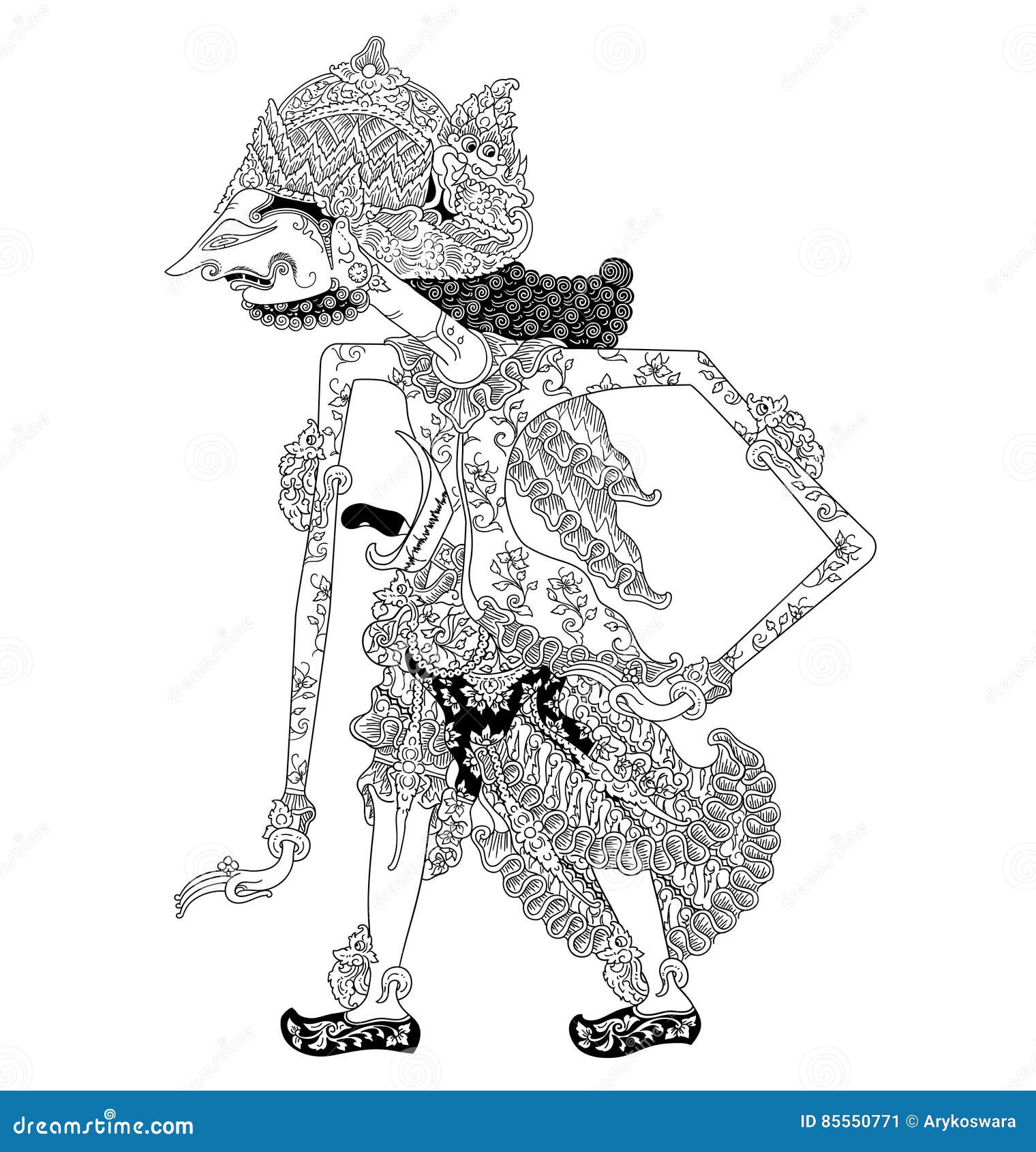 Prabu Citrarata Vector Illustration | CartoonDealer.com #84171836