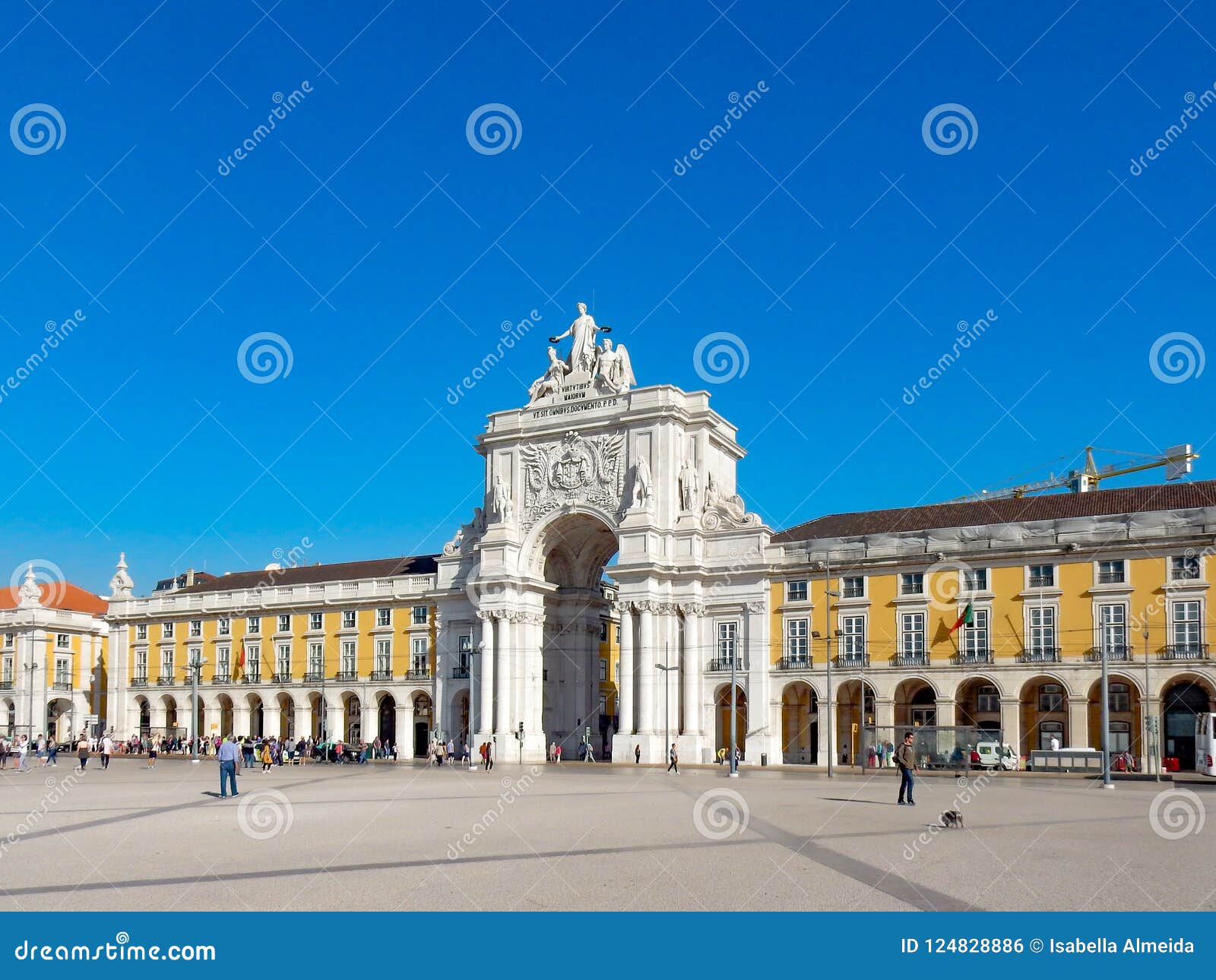 The Praca Do Comercio Commerce Square Editorial Photo - Image of ...